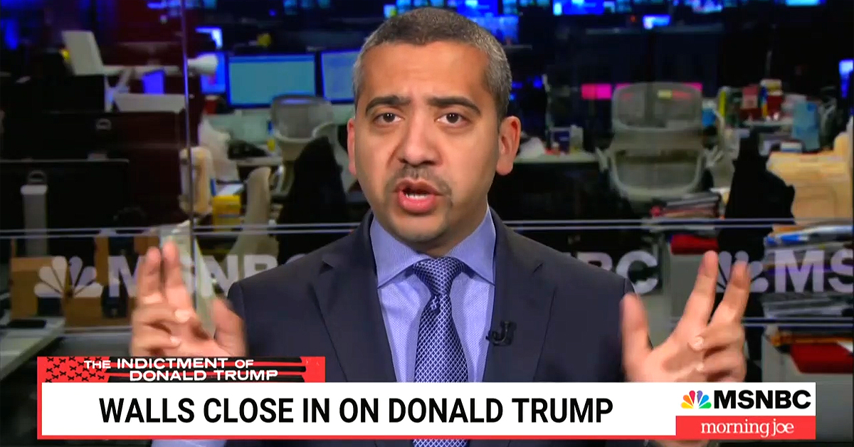 MSNBC's Mehdi Hasan 'Genuinely' Fears Trump a 'Flight Risk'