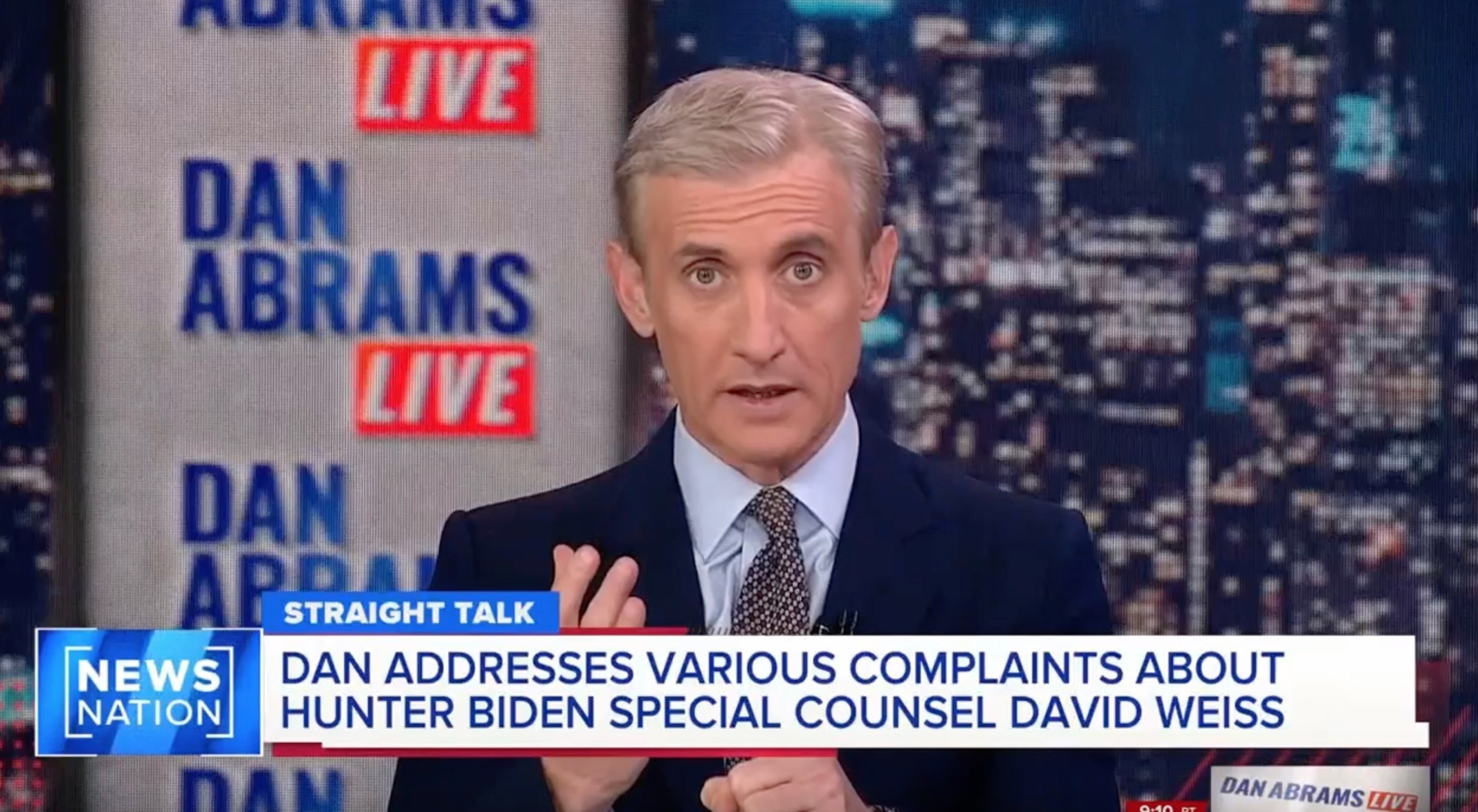 Dan Abrams Rips Republican Attacks on David Weiss