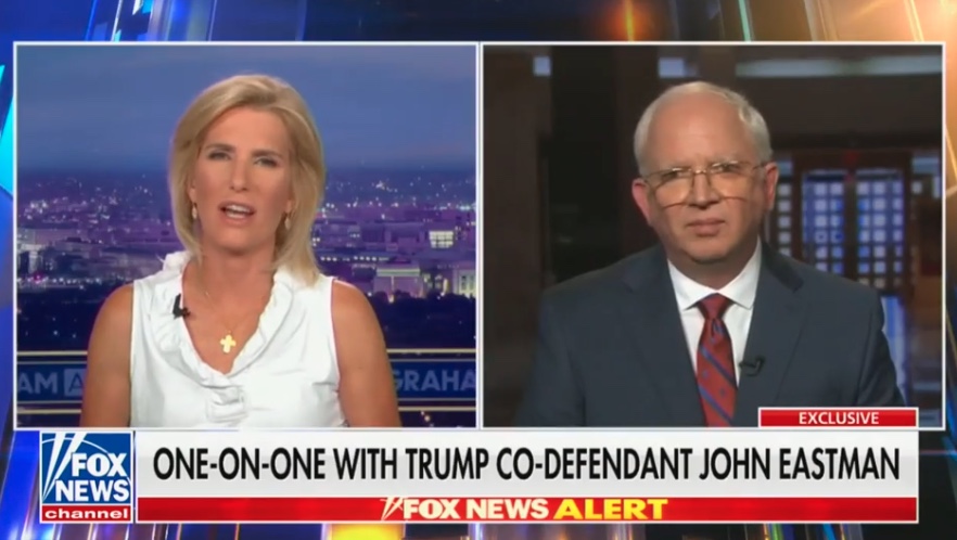 Laura Ingraham Halts John Eastman's Claims Of Election Fraud