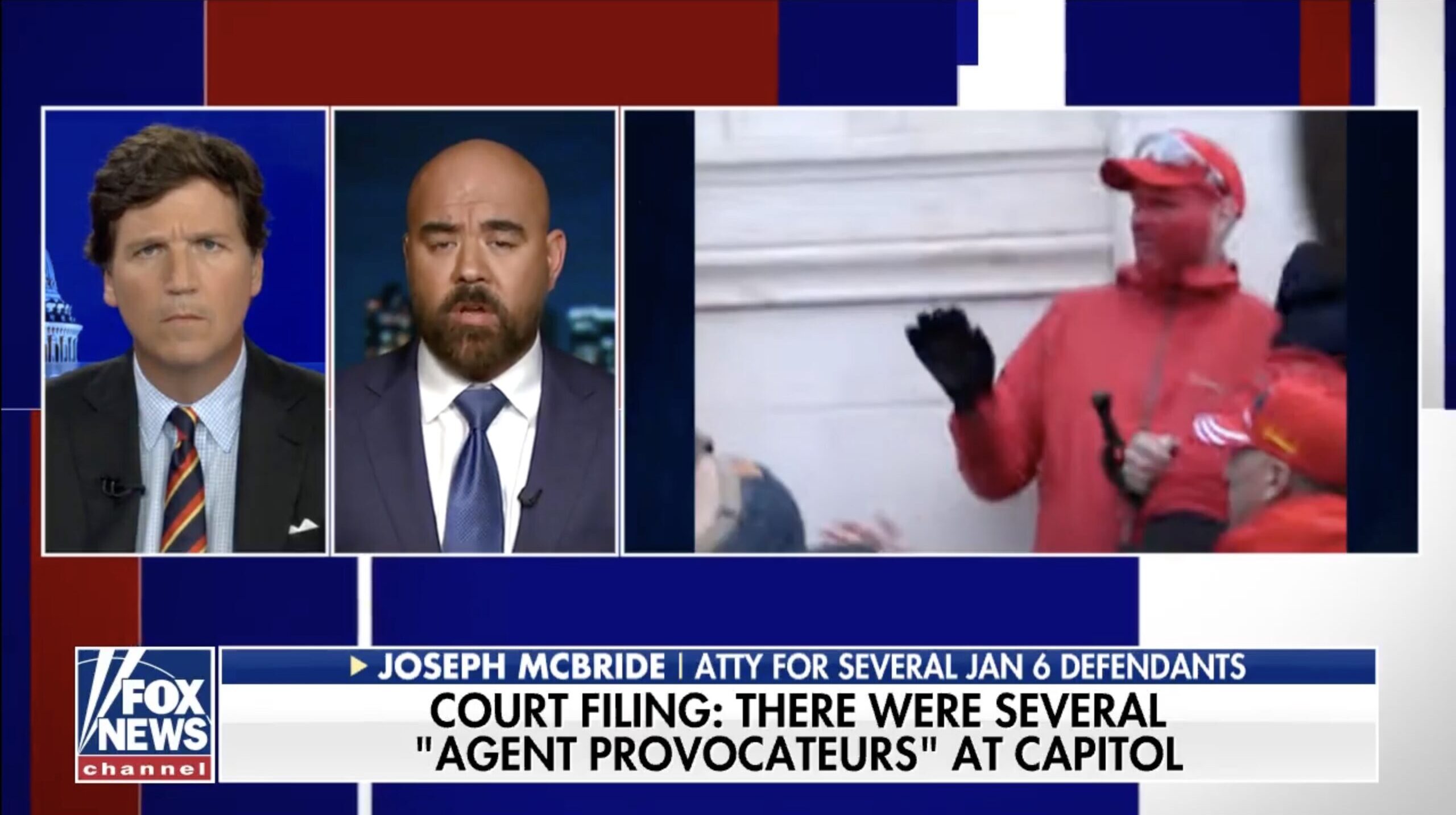 Rally Runner Charged, Was Cast as Cop By Tucker Carlson Show