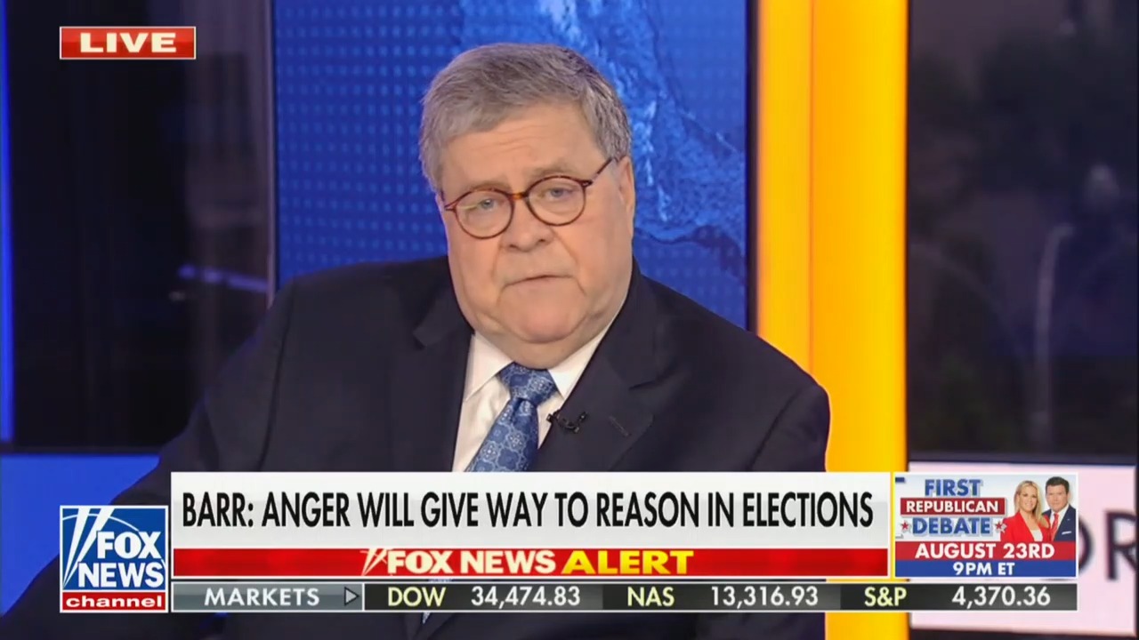 Barr Might Still Vote For Trump Despite Alleged Criminality