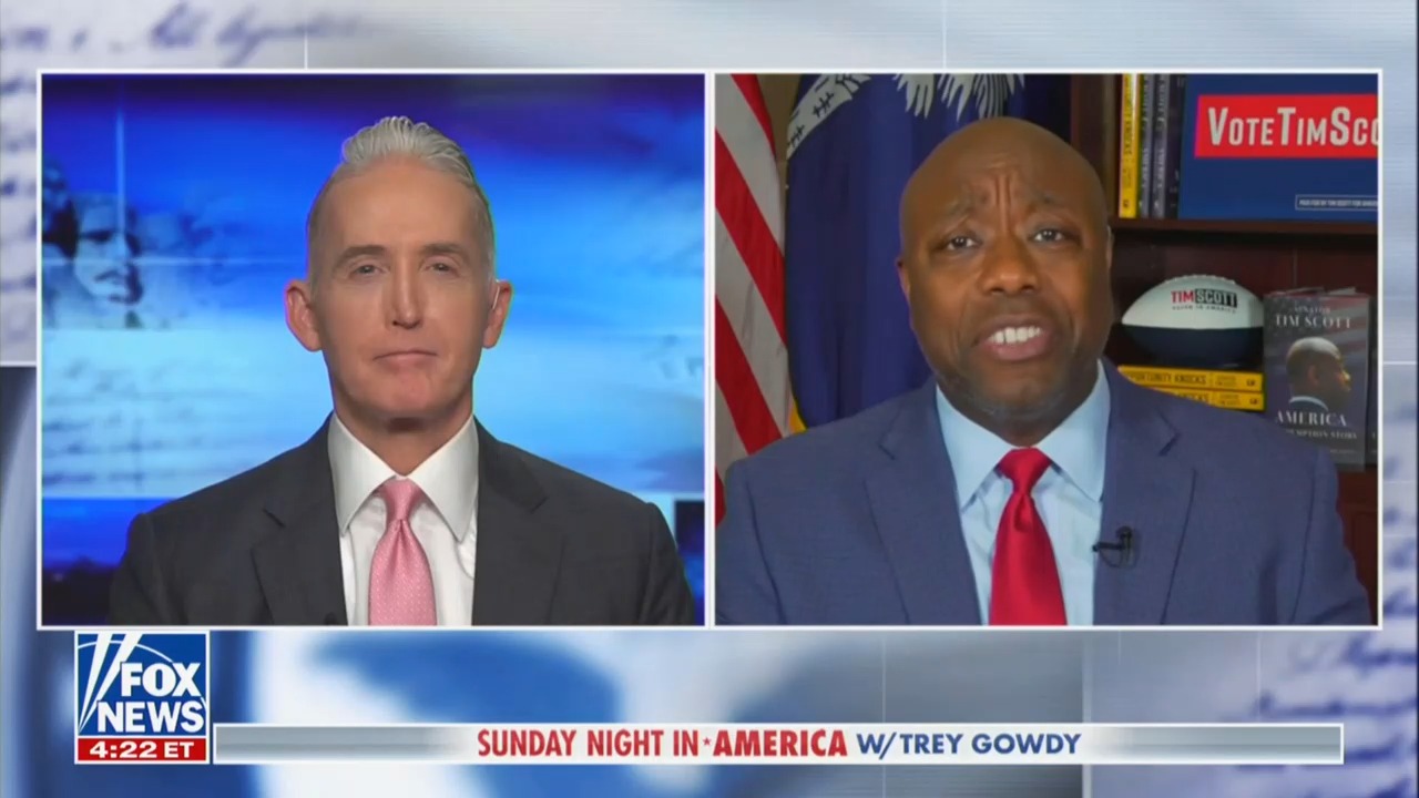 Tim Scott Takes a Swipe at Trump-Era GOP Losing