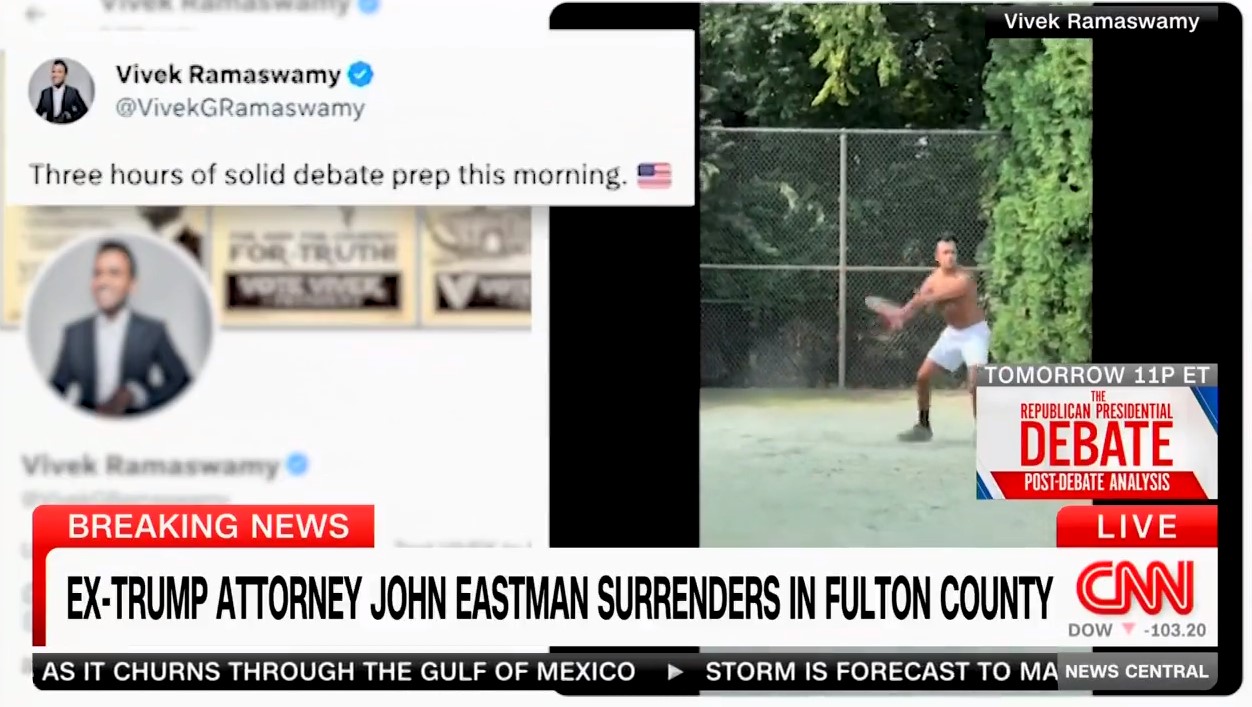 CNN's Bakari Sellers Savages 'Biggest Clown' Vivek Ramaswamy