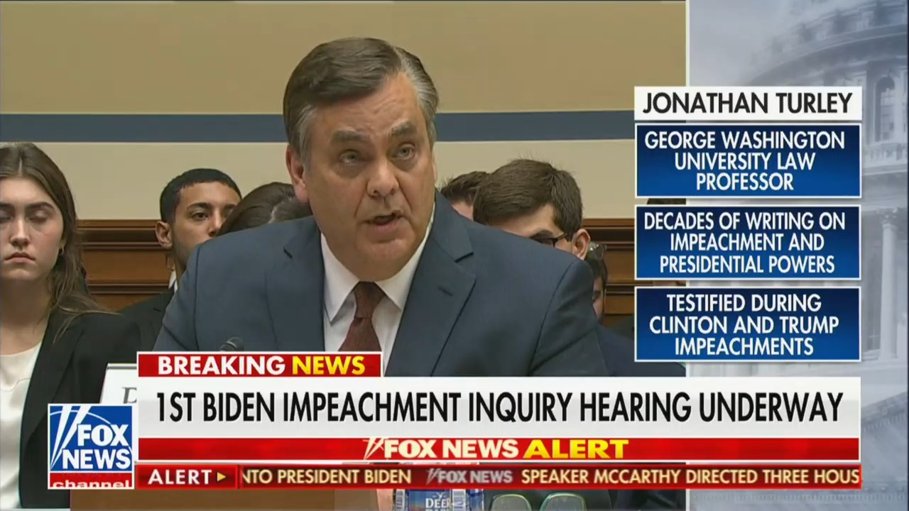 GOP Impeachment Witness Says Evidence Doesn't Support It Yet