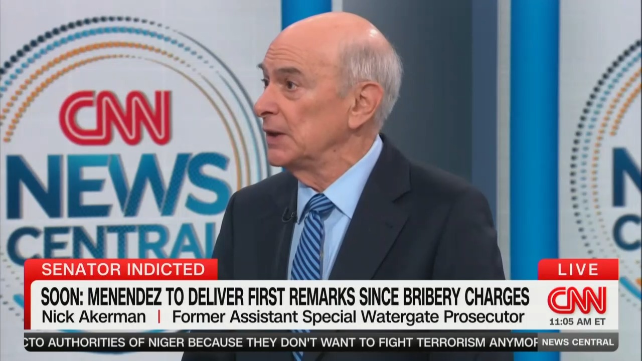 Bob Menendez Case a Mirror Image of Trump Cases, Says Nick Akerman