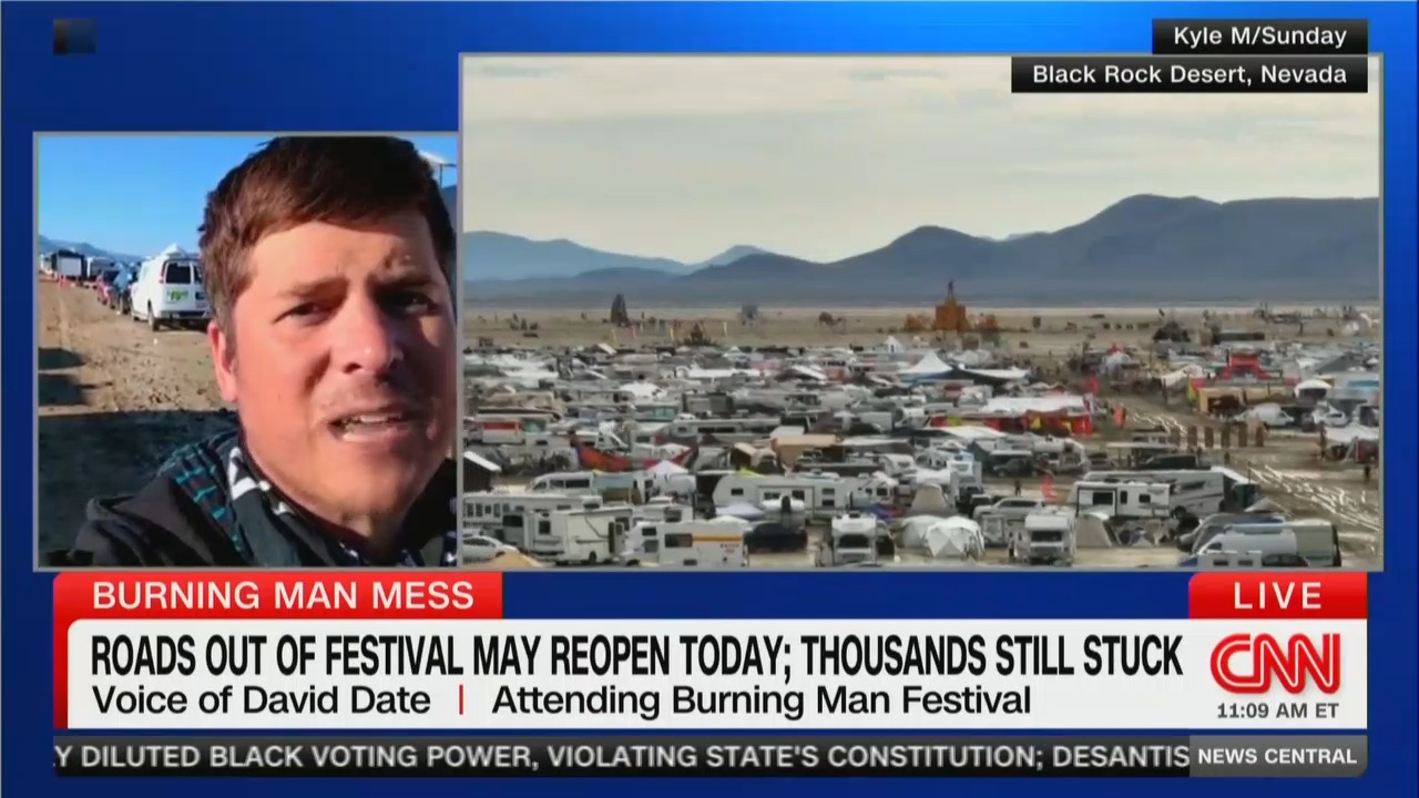 Festival Attendee Describes Burning Man 'Crisis' to CNN