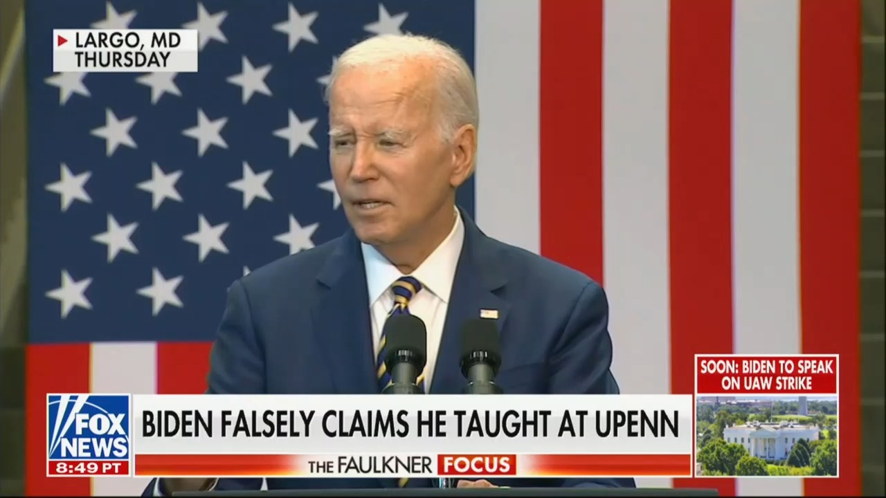 Biden's Latest Tall Tale? Career as a Political Theory Prof.