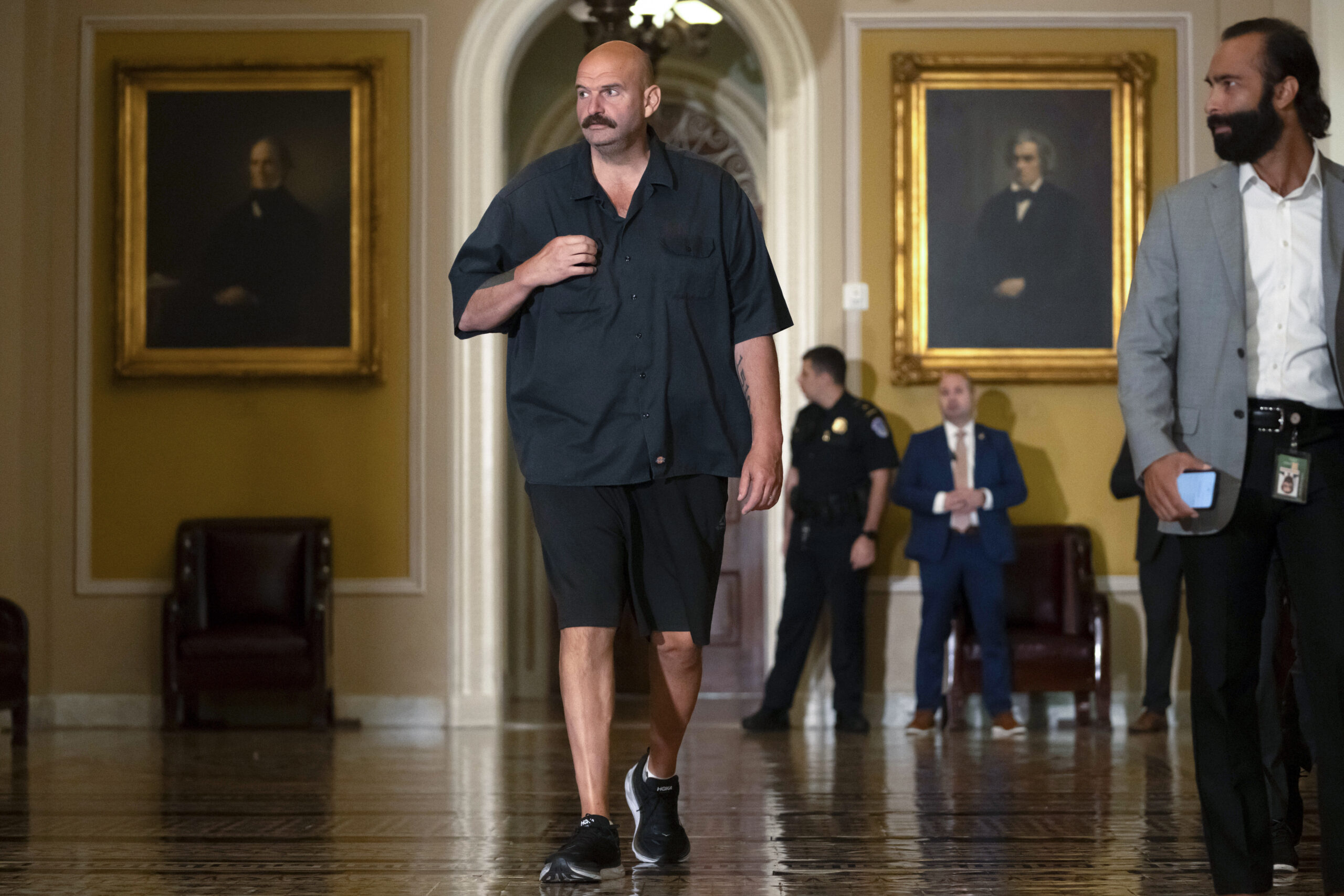 Fetterman Rocks Suit To Senate Chamber After Dress Code Restrictions ...