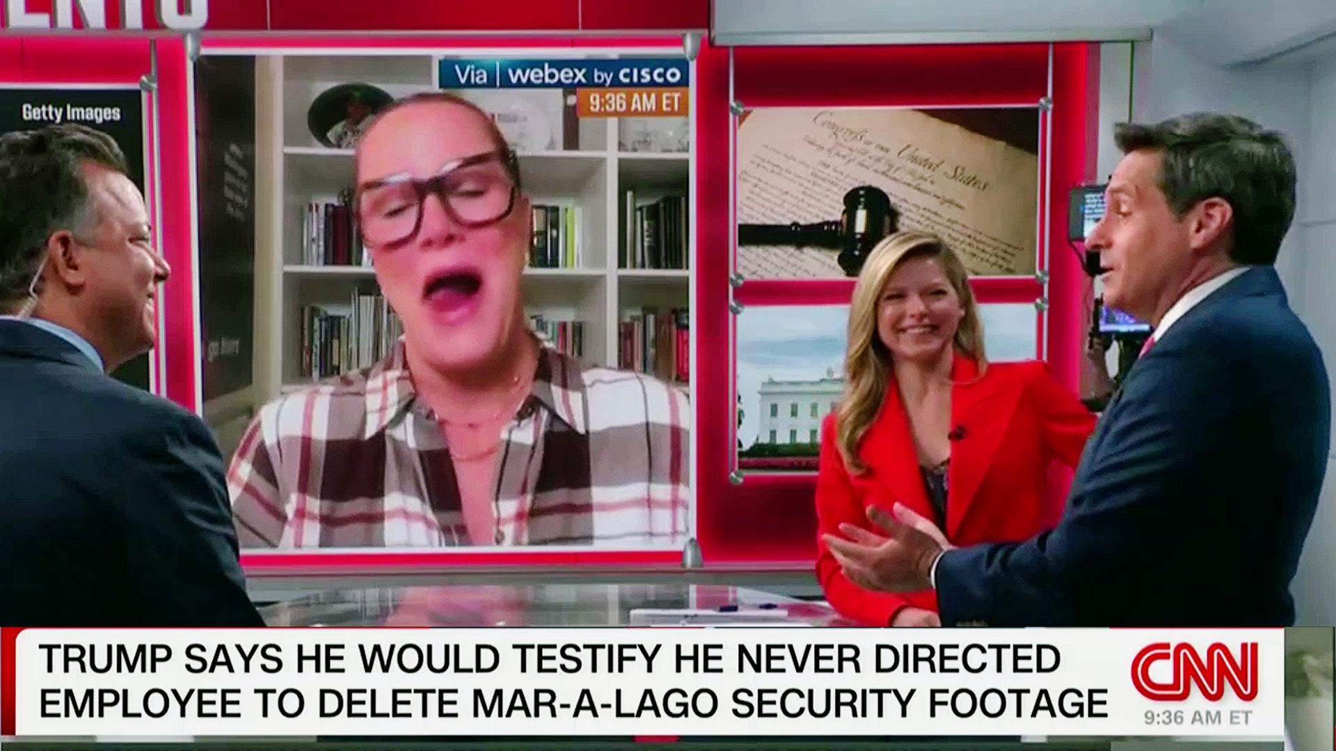 CNN Anchors Guffaw at Trump Claim About Pardoning Himself