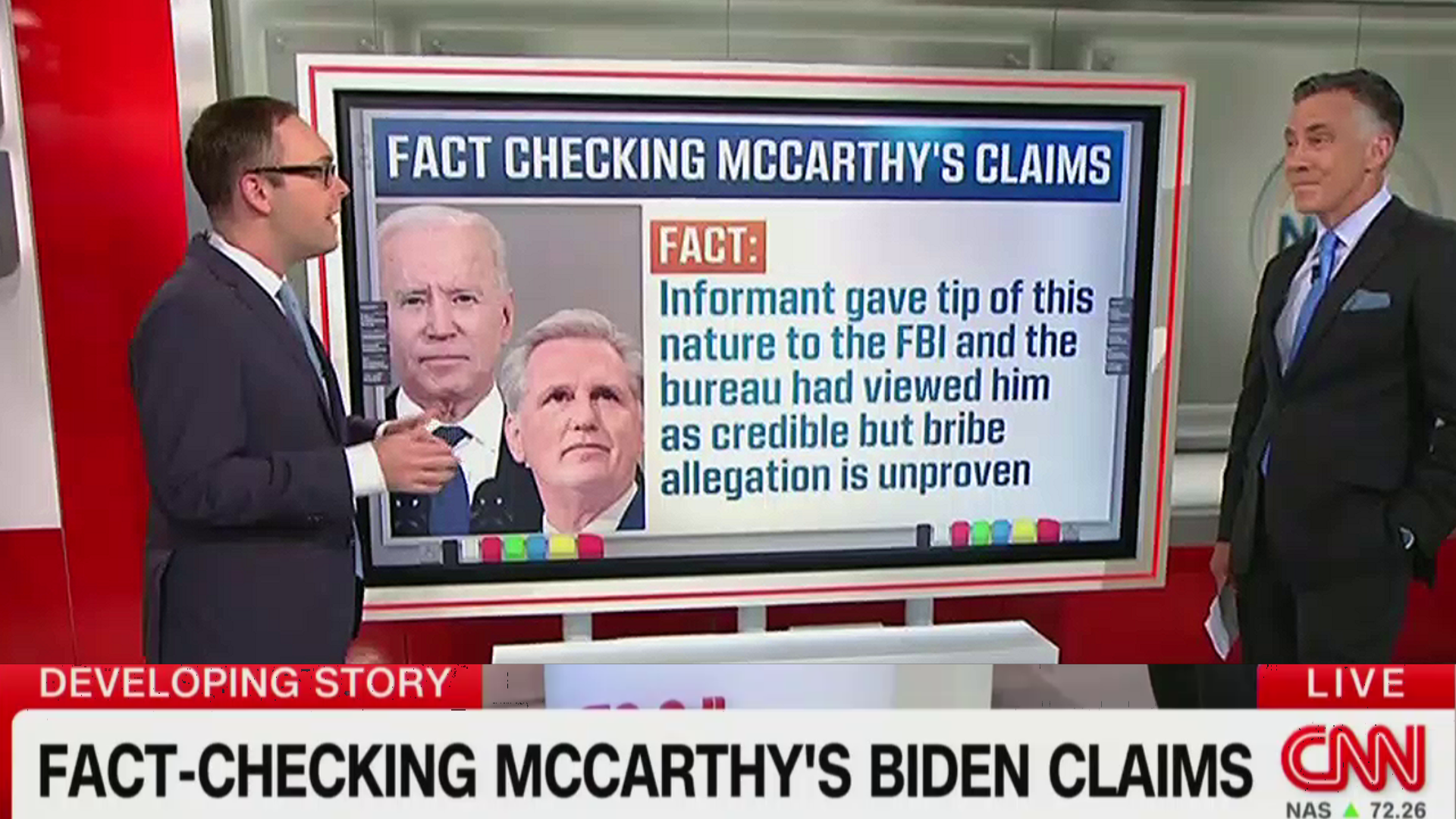 CNN's Daniel Dale Fact-Checks Biden Impeachment Point By Pt