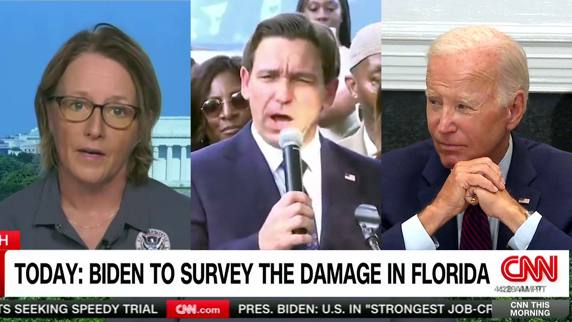 FEMA: Biden/DeSantis Hurricane Idalia Meet 'Mutually Agreed'
