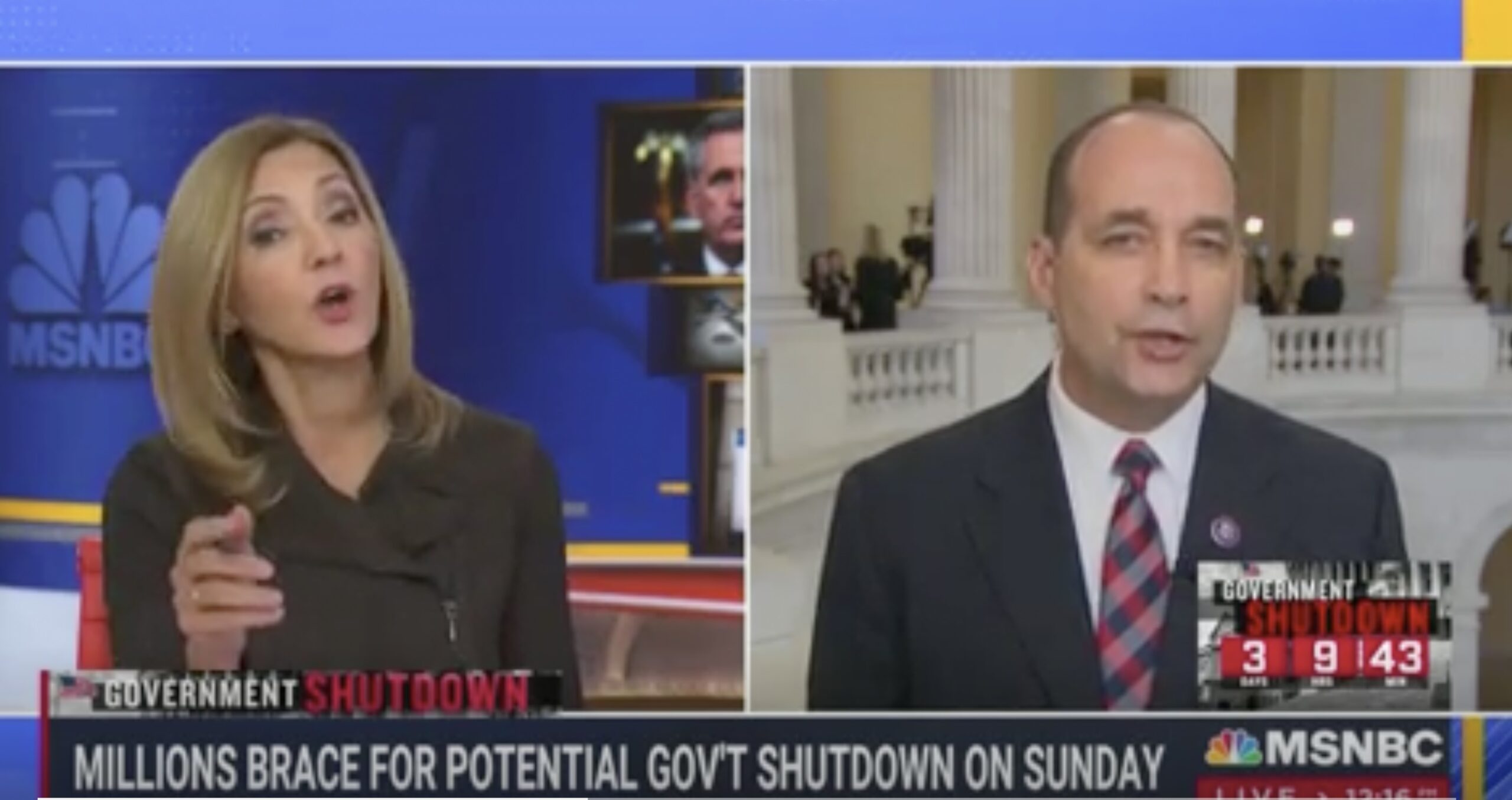 Anchor Throws Down With House Republican Over Shutdown