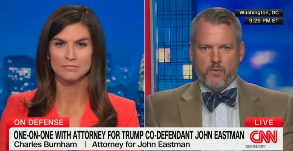 Charles Burnham: It's Risky For Client John Eastman To Give Interviews