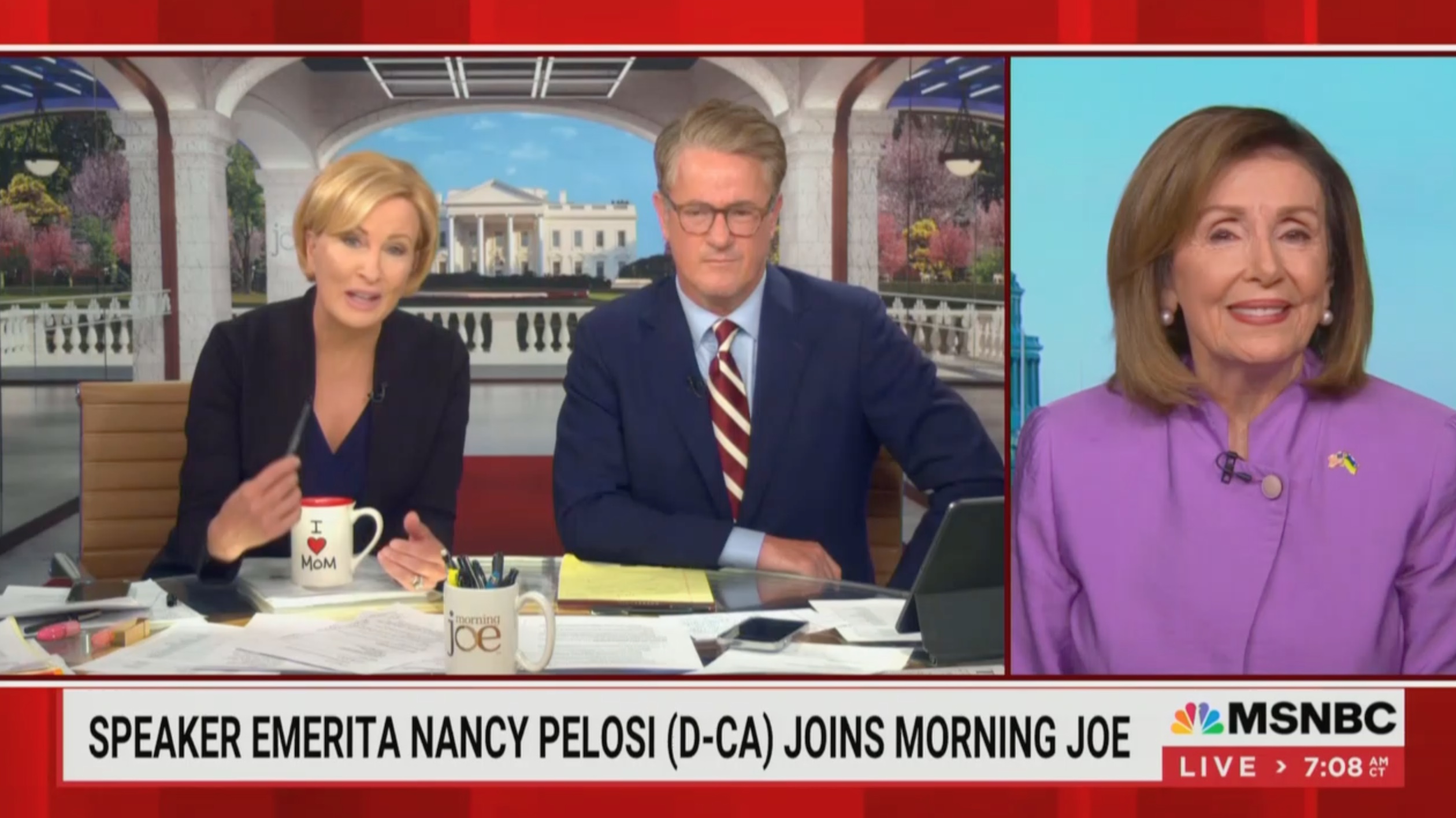 Mika Brzezinski Questions Nancy Pelosi on Joe Biden's Age