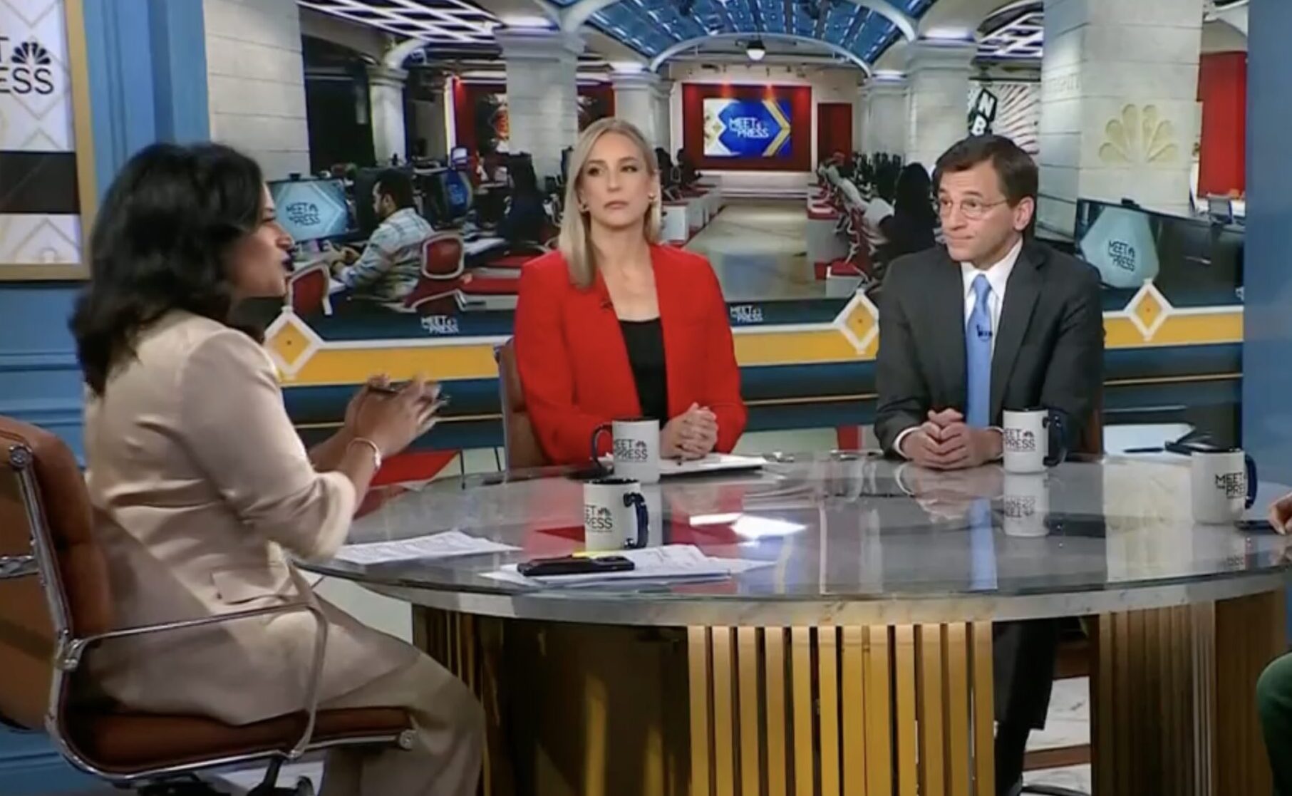 Peter Baker Defends NBC's Kristen Welker Interviewing Trump