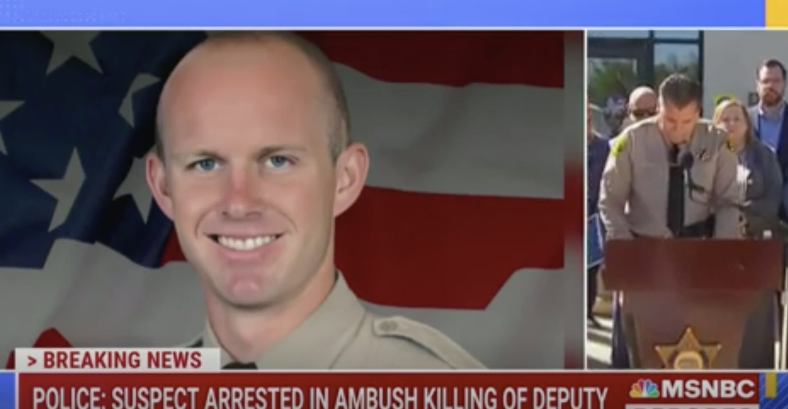 Sheriff Gives Emotional Presser After Ambush Suspect Caught