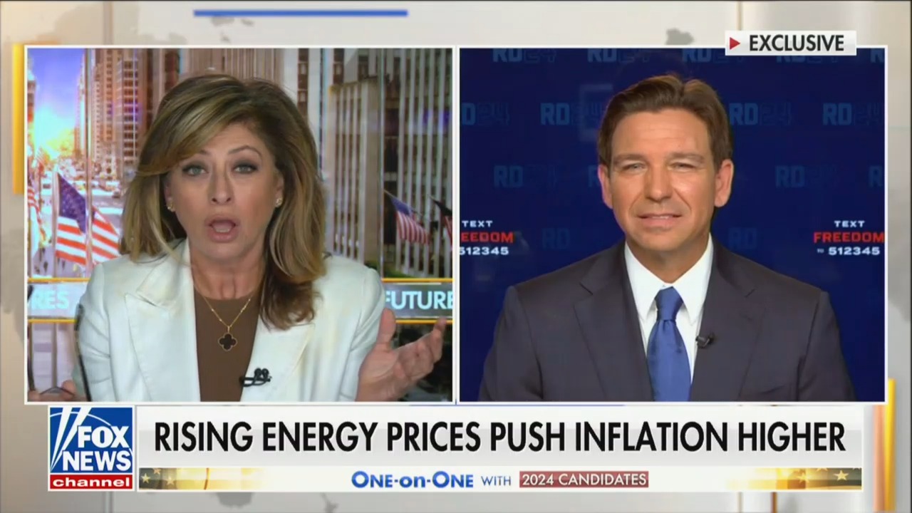 Maria Bartiromo Confronts DeSantis About His 2024 Chances