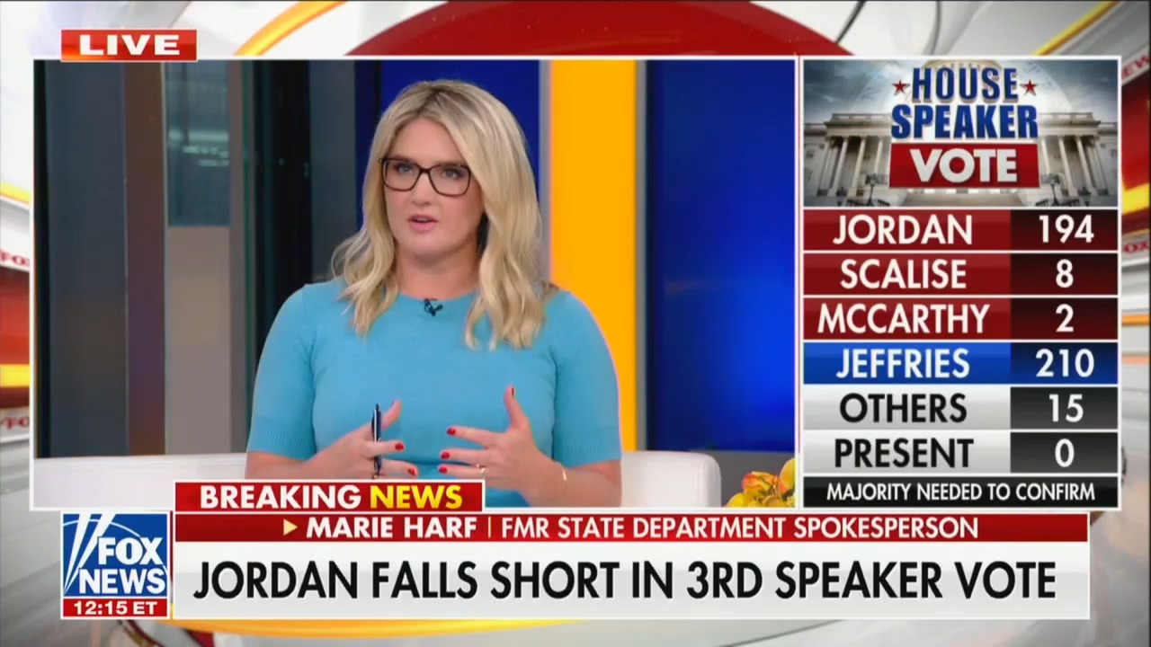 Marie Harf Roasts Jim Jordan After Third Ballot Failure