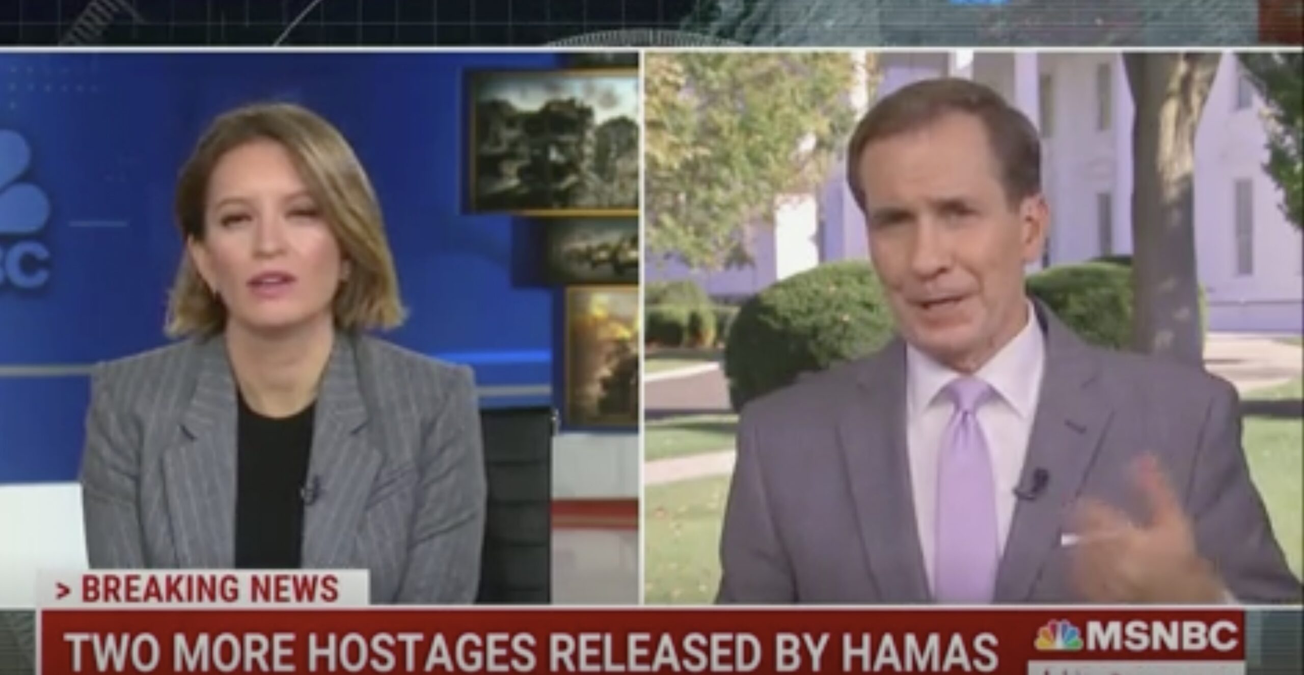 Katy Tur Presses John Kirby On American Evacs From Gaza