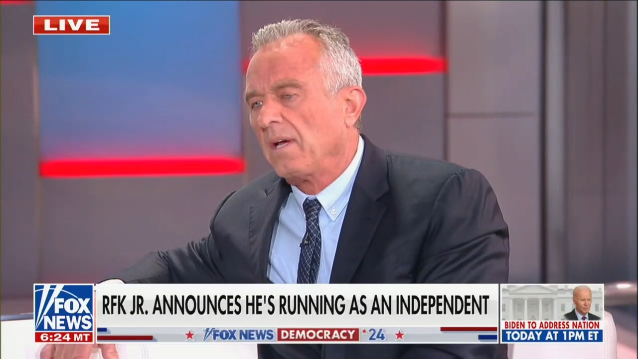 RFK Jr Talks Family Rejection of Leaving Democrats on Fox