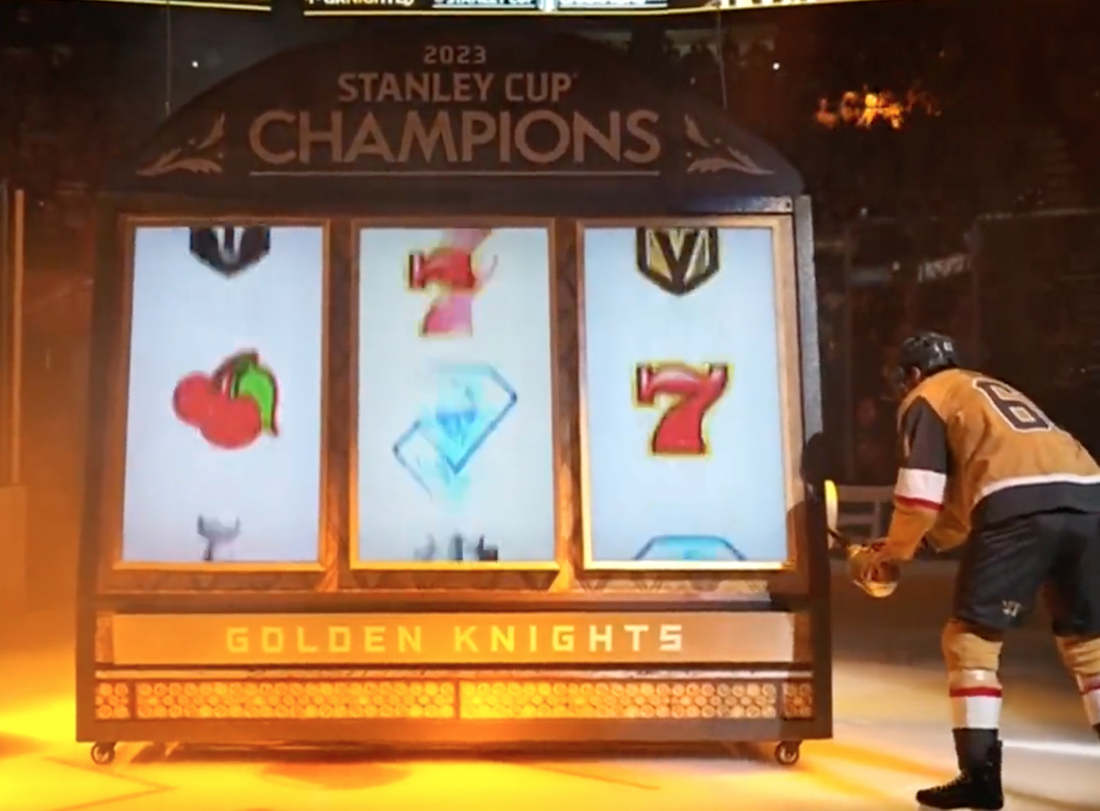Golden Knights Go Full Vegas for Banner Ceremony