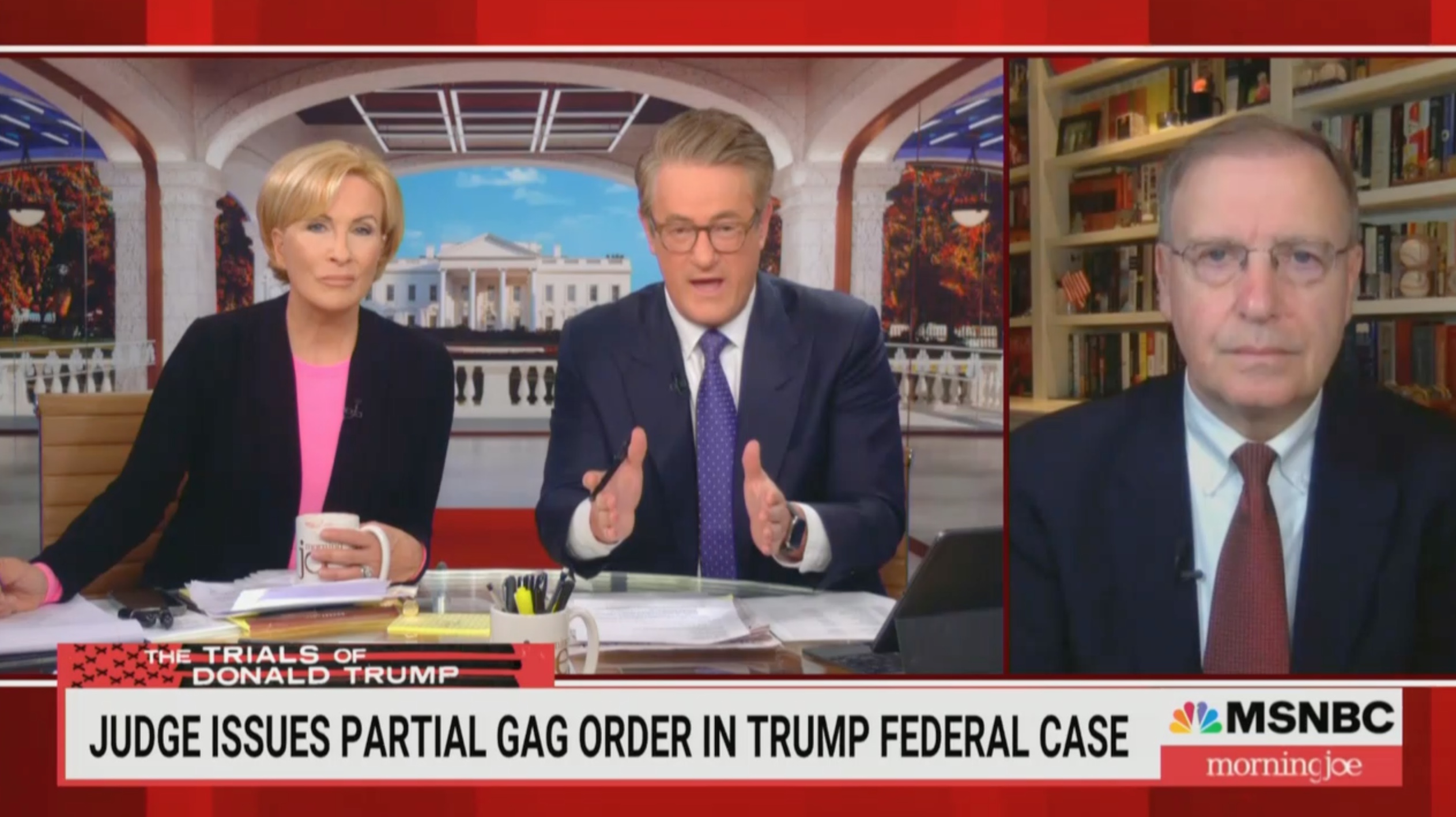 Joe Scarborough, Chuck Rosenberg Argue Over Trump Gag Order