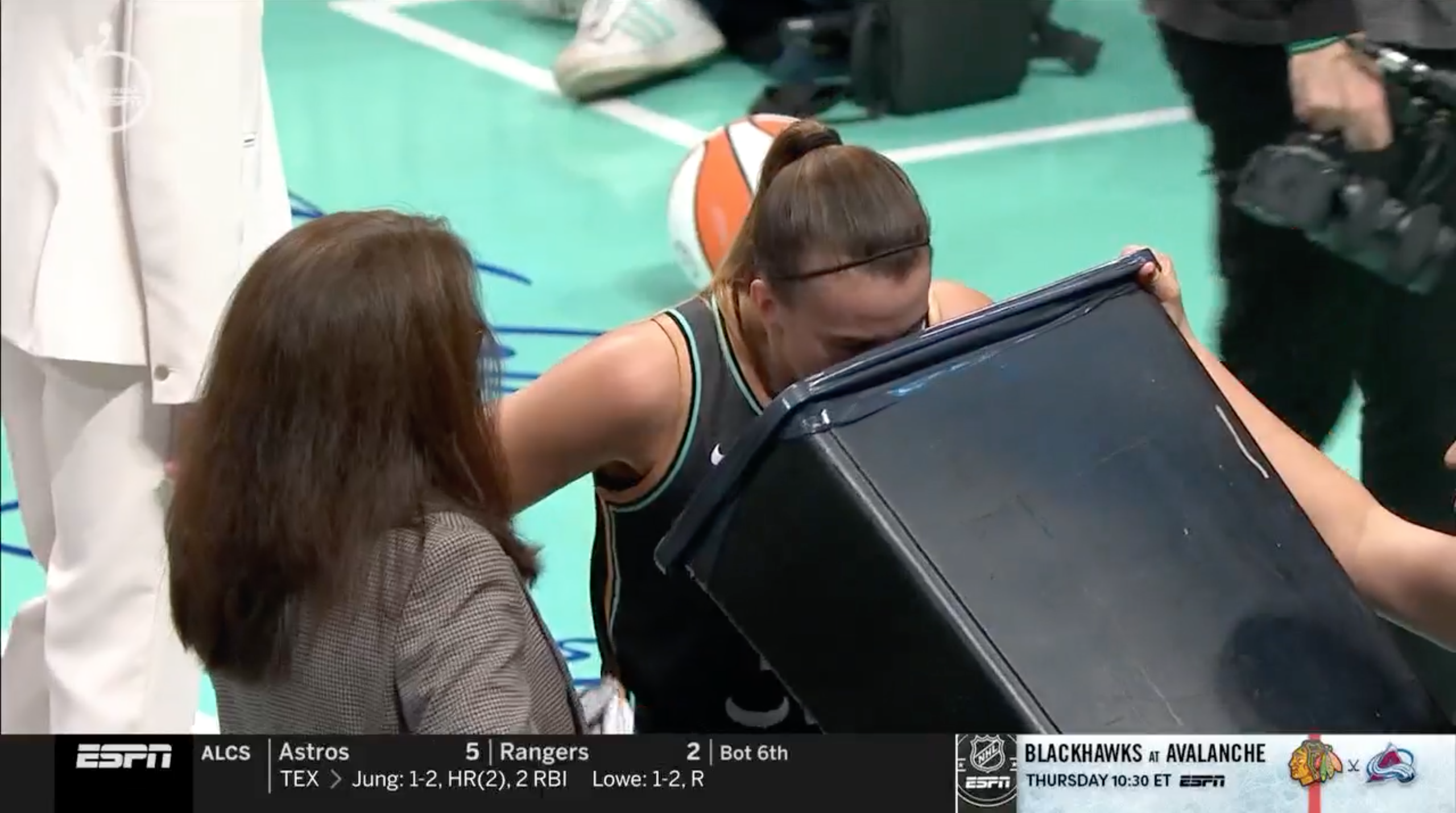 Sabrina Ionesuc Throws Up Mid-Game During WNBA Finals