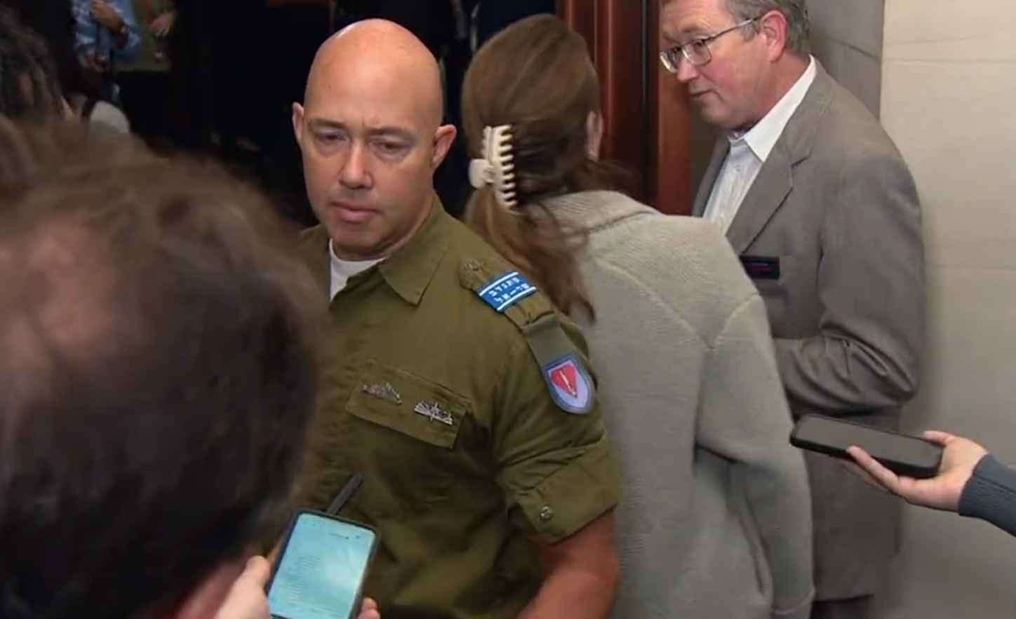 Rep. Brian Mast Wears His IDF Uniform to Capitol Building