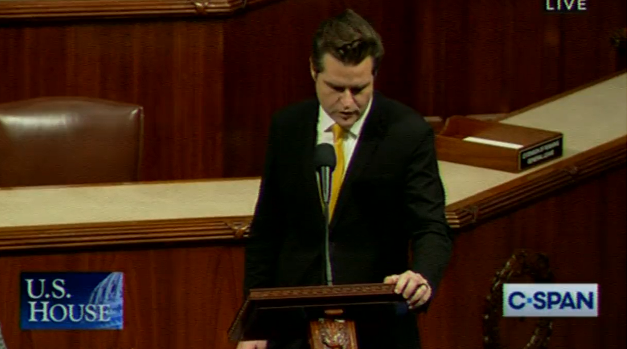 Matt Gaetz Laughed At On House Floor After Move to Oust McCarthy