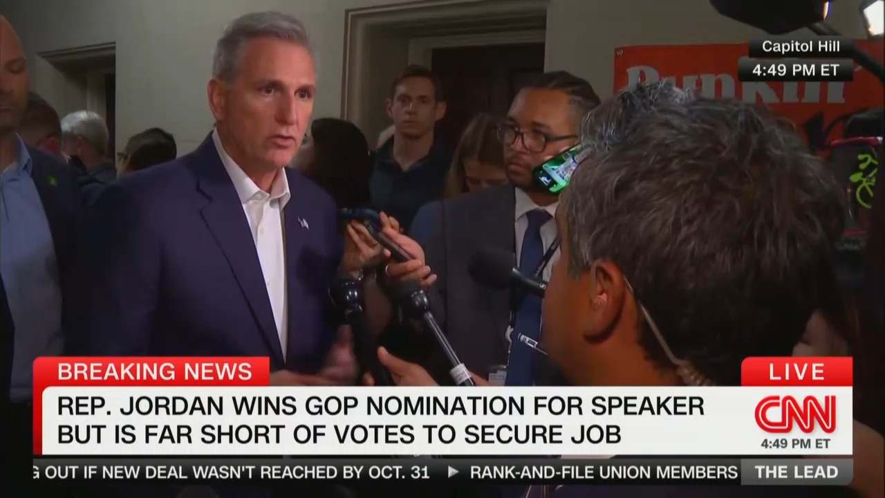 Manu Raju Confronts Kevin McCarthy On Speaker Chaos