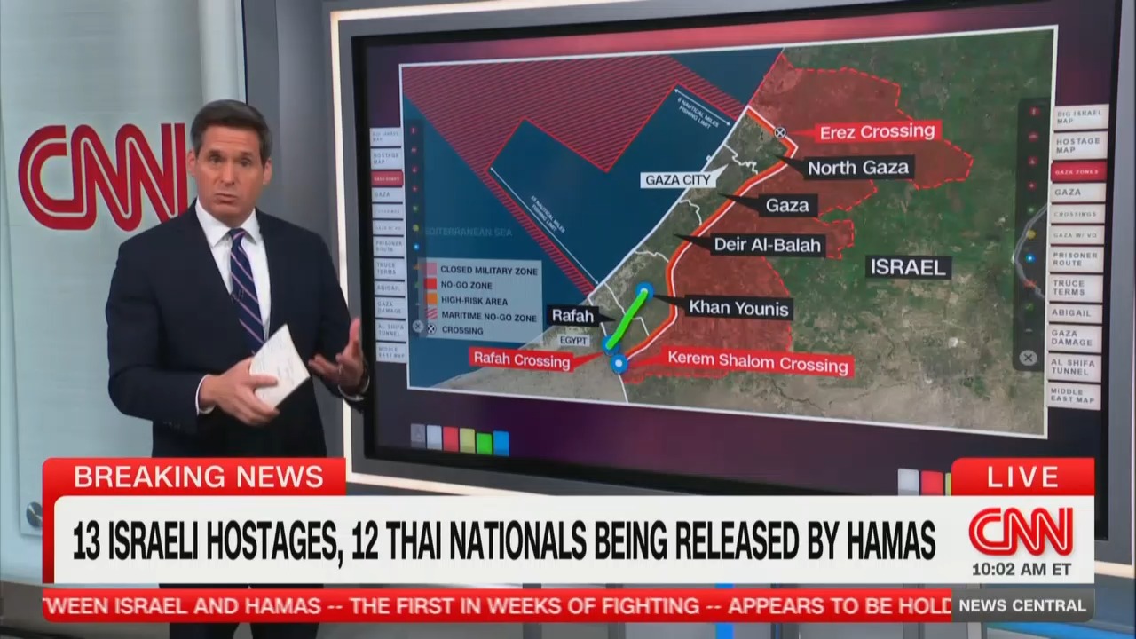 Hamas Releases 13 Hostages Taken in October 7th Attack