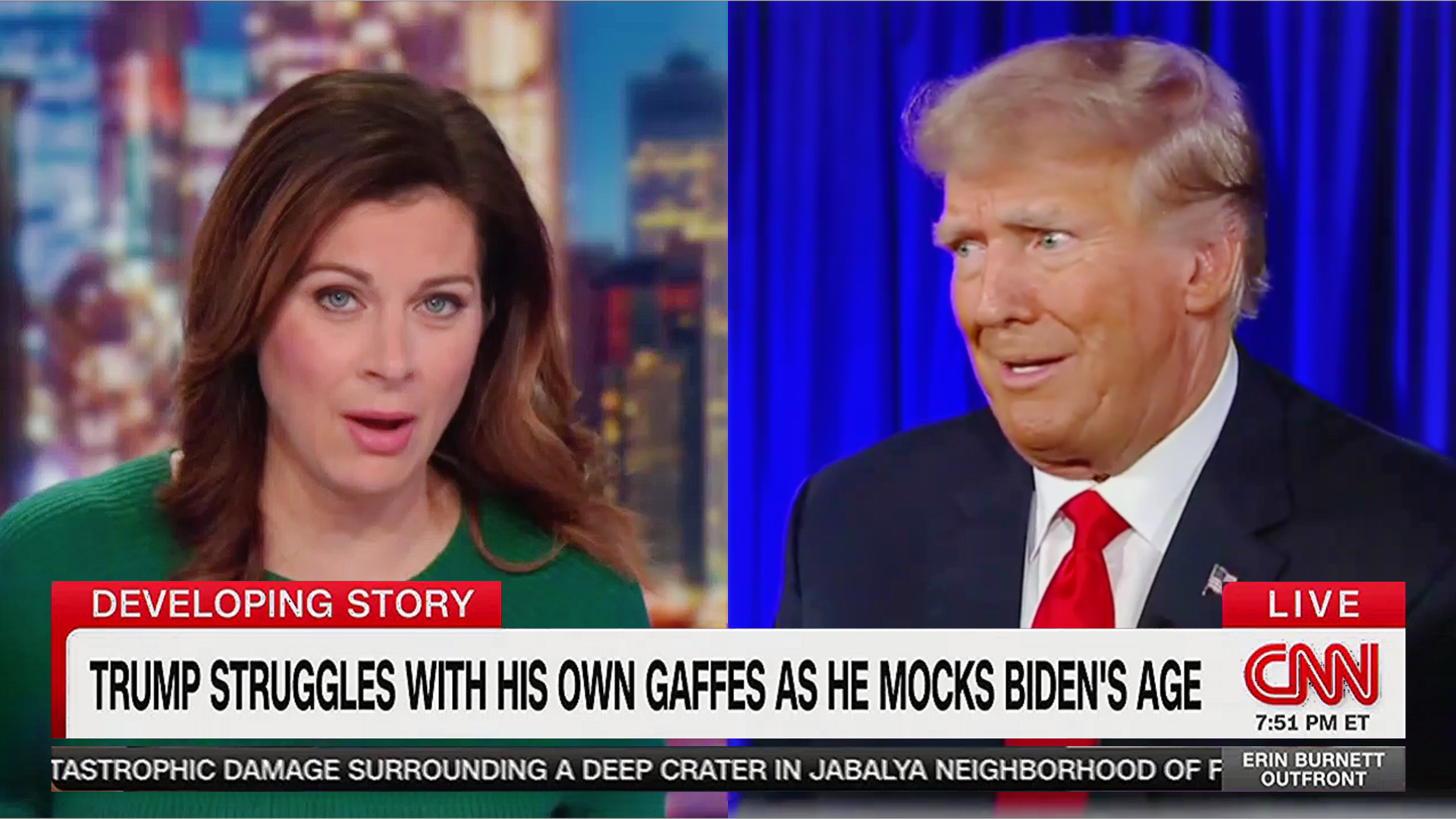 CNN's Erin Burnett Asks 'Is Trump Now The King Of Gaffes?'