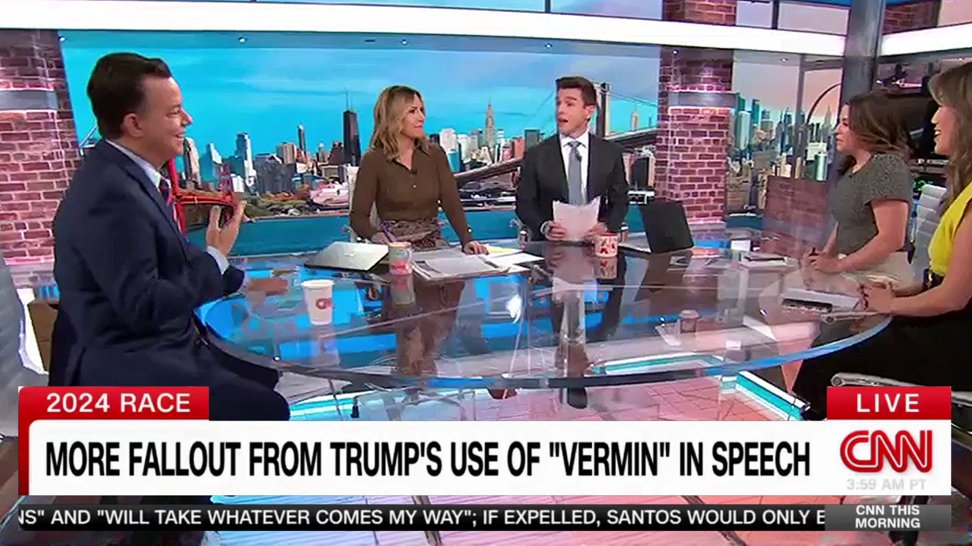 CNN Studio Cracks Up Over Trump: Hitler Headlines Not Great