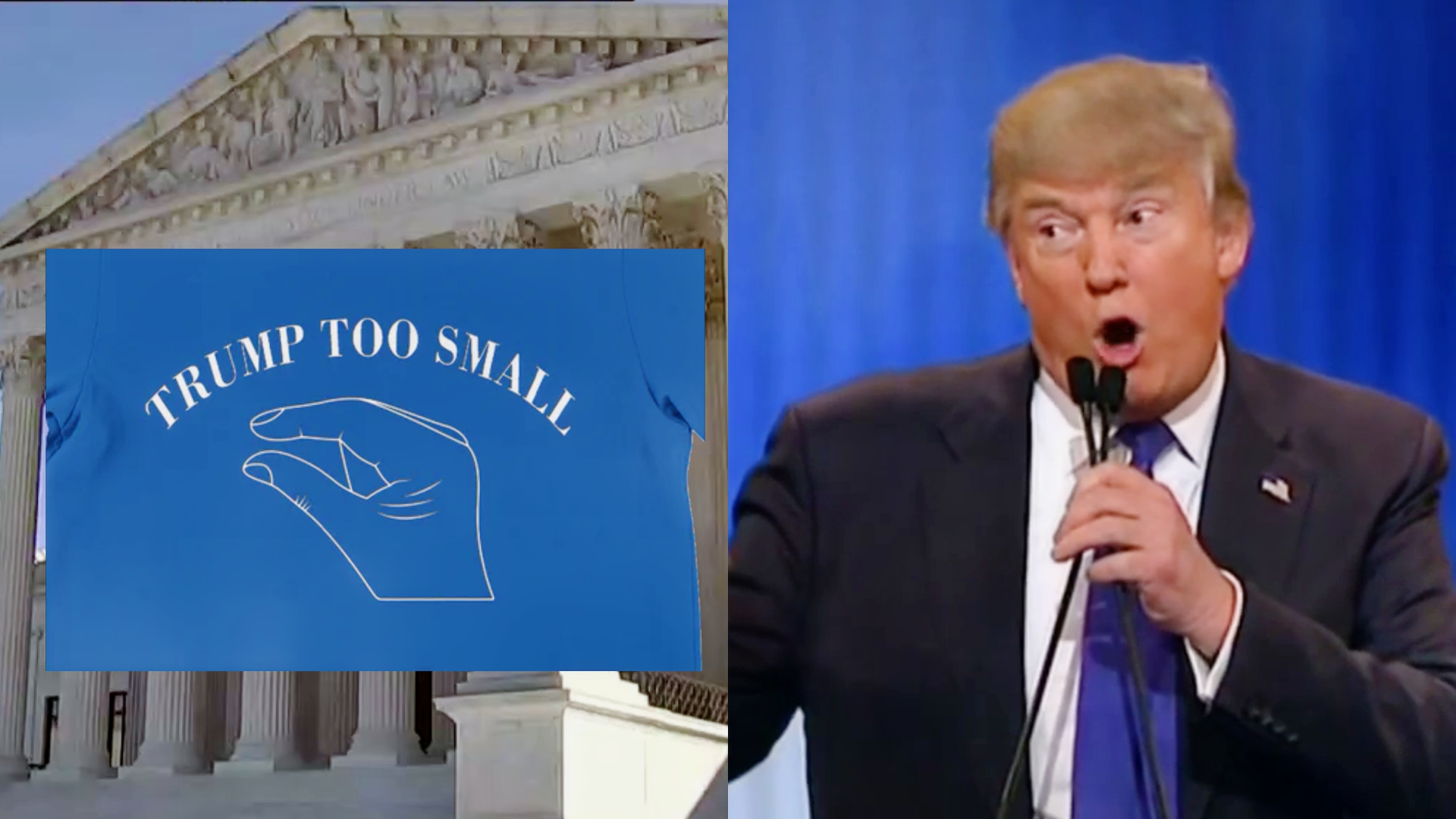 Trump 'Small' Genital Tee Case at Supreme Court This Week