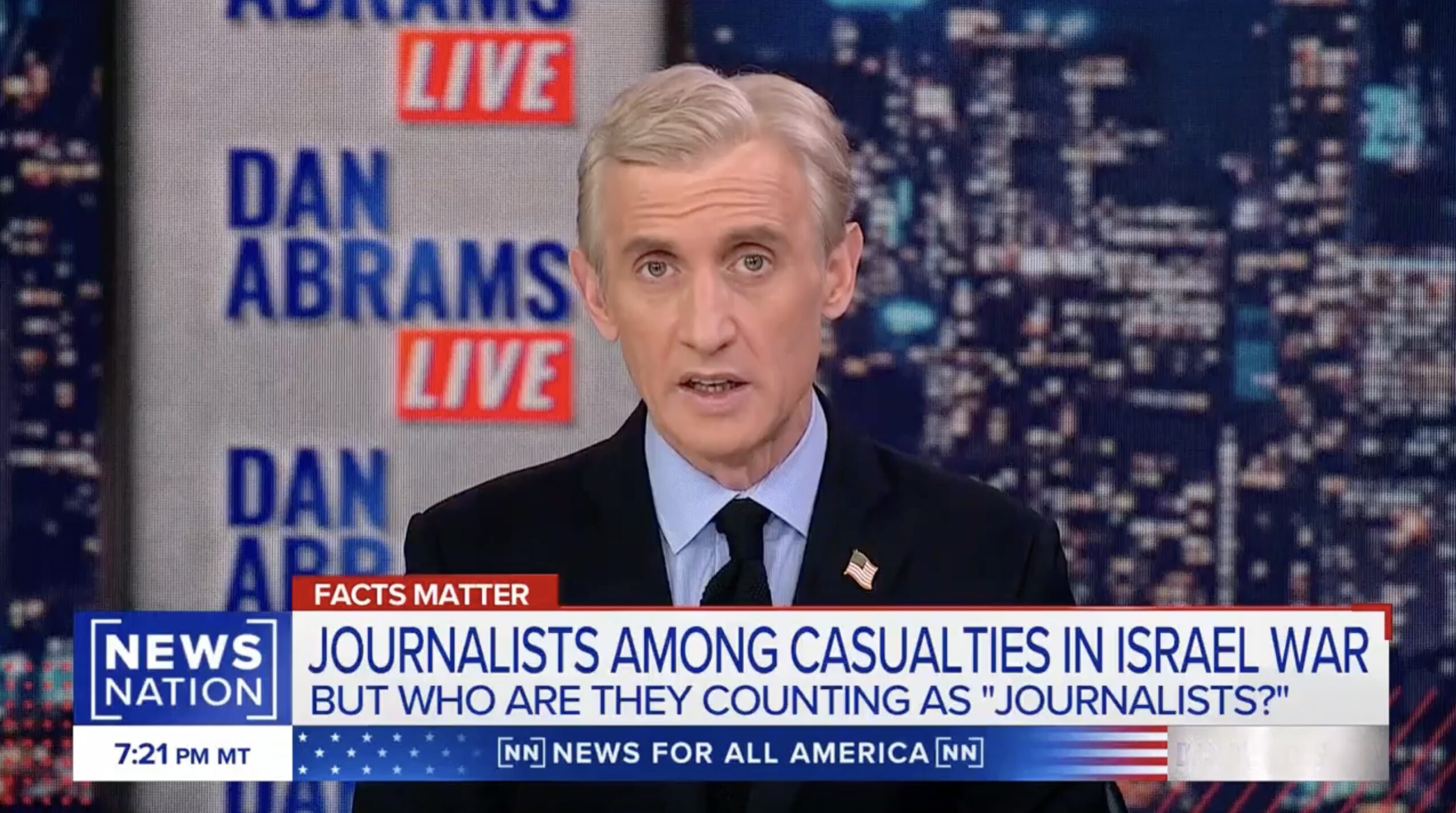 Dan Abrams Scrutinizes Journalist Death Toll in Gaza