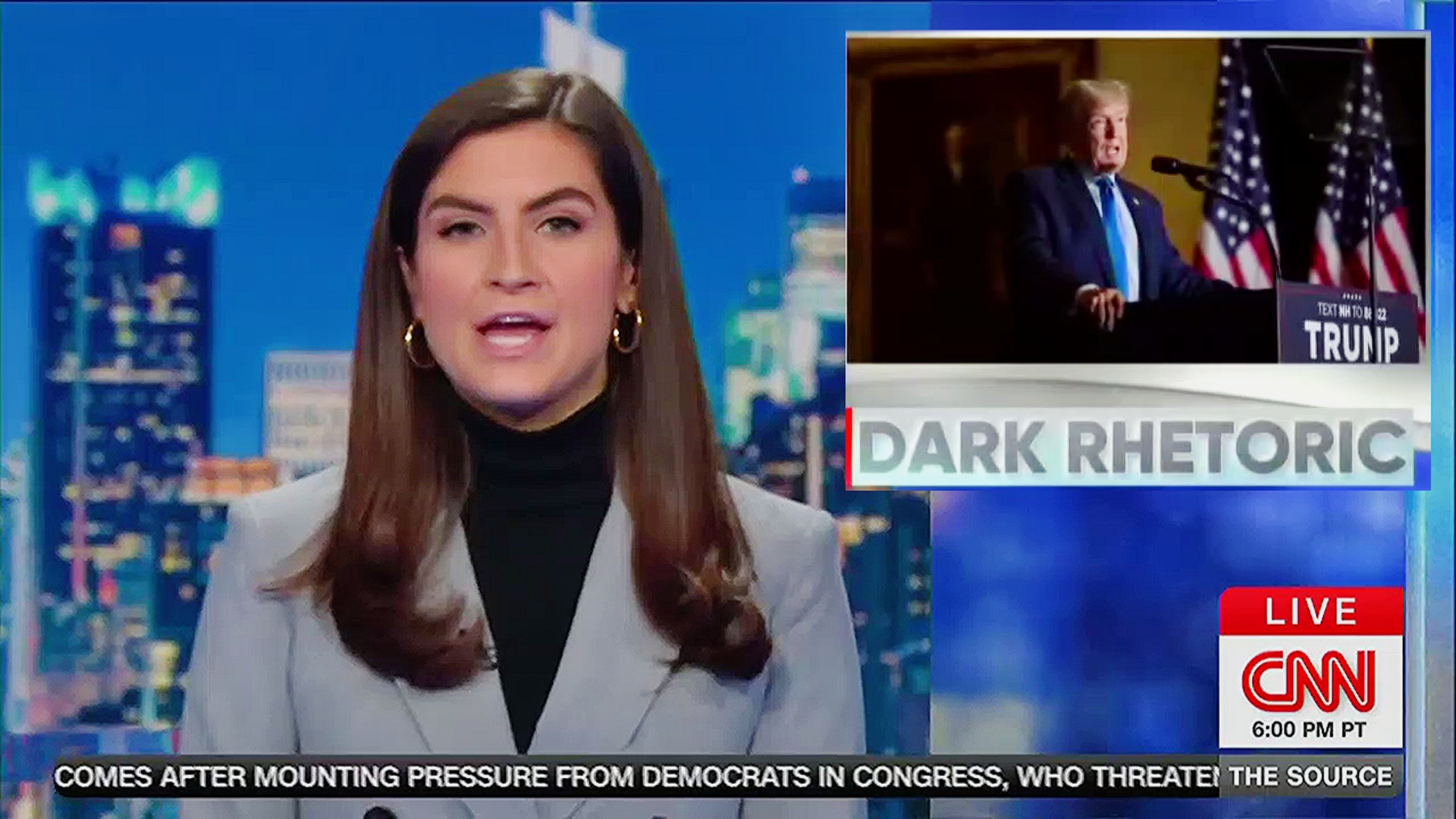 'Echoes Hitler' CNN Kaitlan Collins Rips Trump Vermin Speech