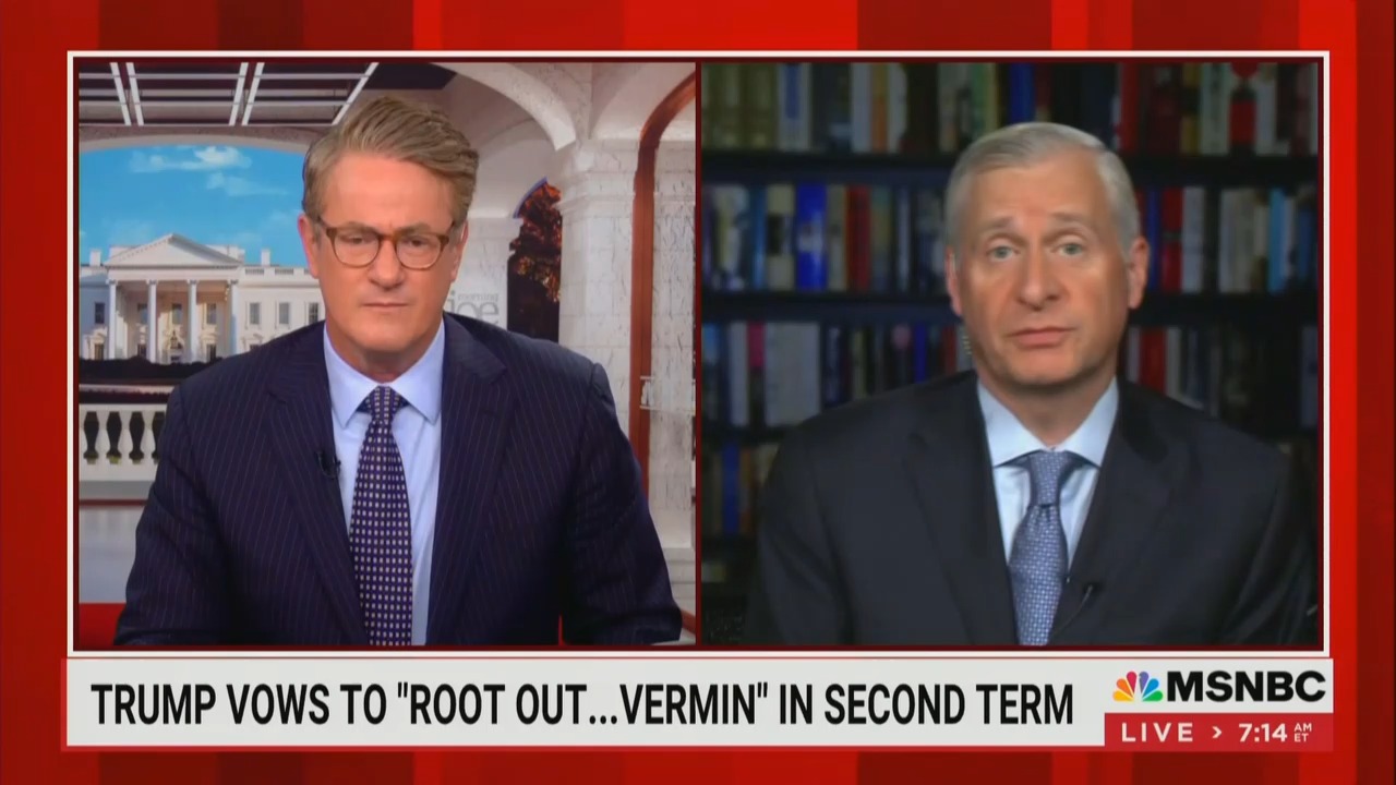 Joe Scarborough Compares Trump's 'Vermin' Speech to Nazis