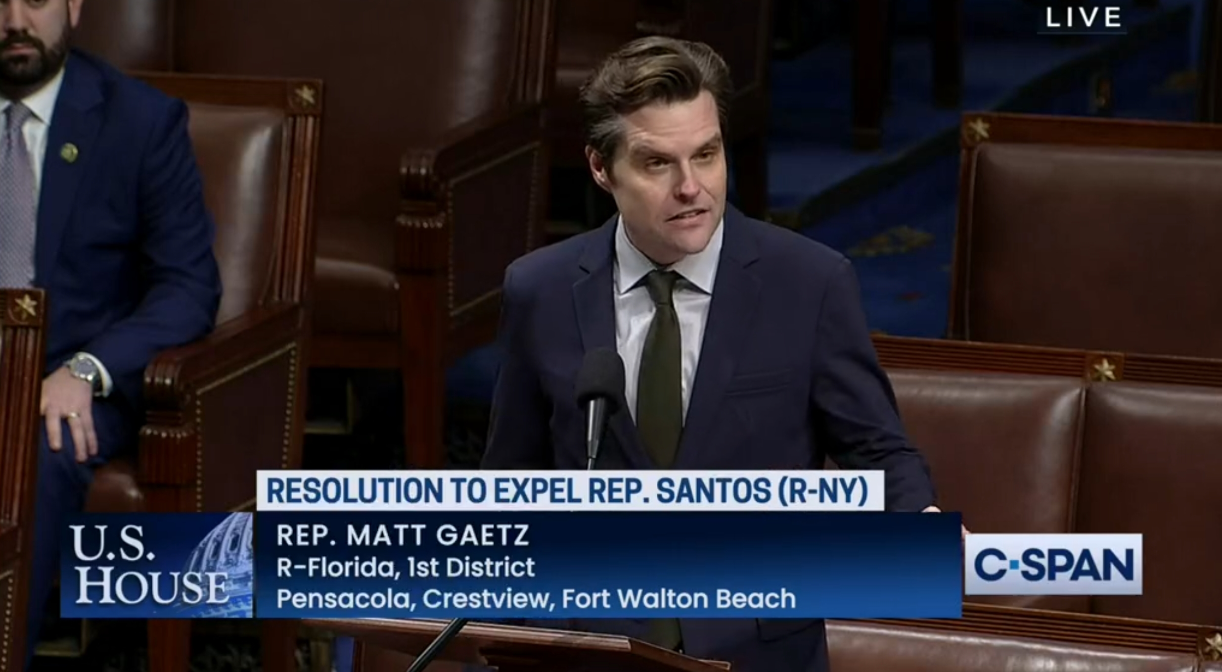 Rep. Matt Gaetz Defends Rep. George Santos From Expulsion