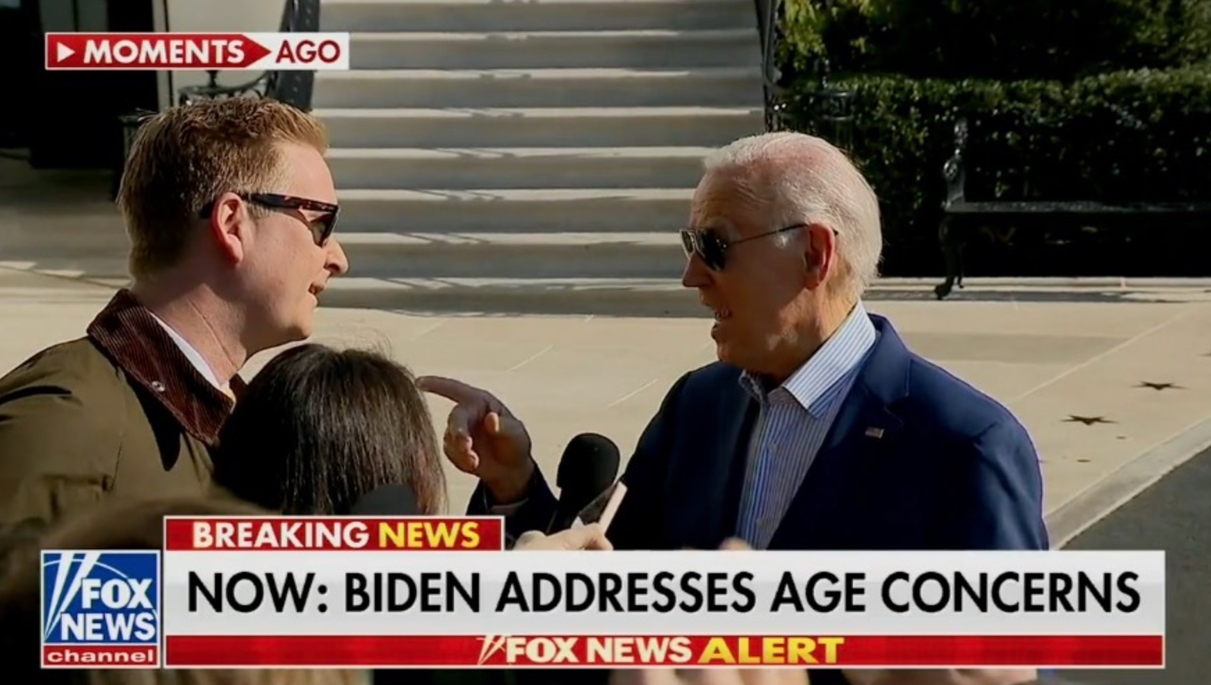 Joe Biden Snipes at Fox's Peter Doocy 2024 Poll Question