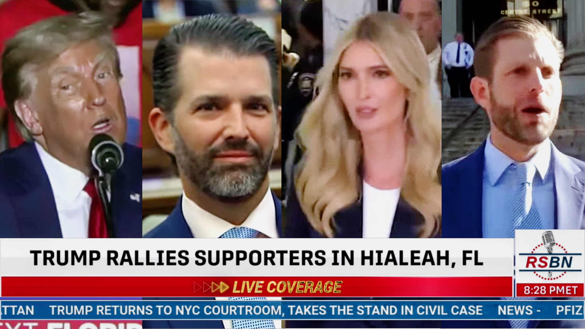 Trump Claims His Children 'Aren't So Spoiled' At Rally