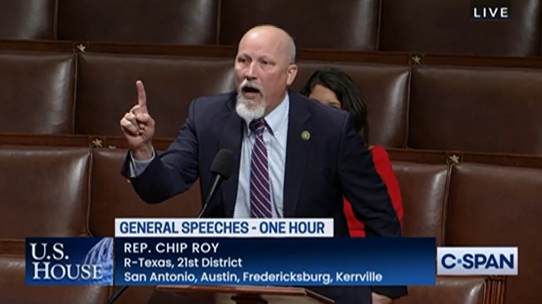Chip Roy Goes Ballistic On Fellow Republicans in Fiery Speech