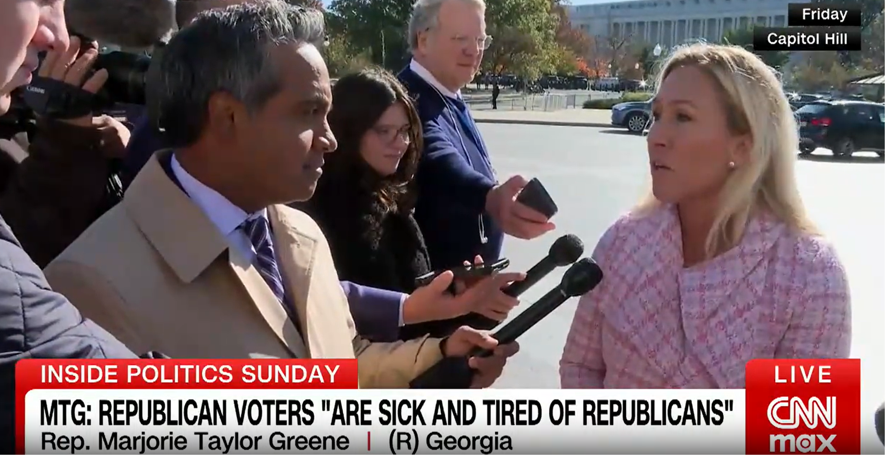 Marjorie Taylor Greene Goes Off On Her Own Republican Party