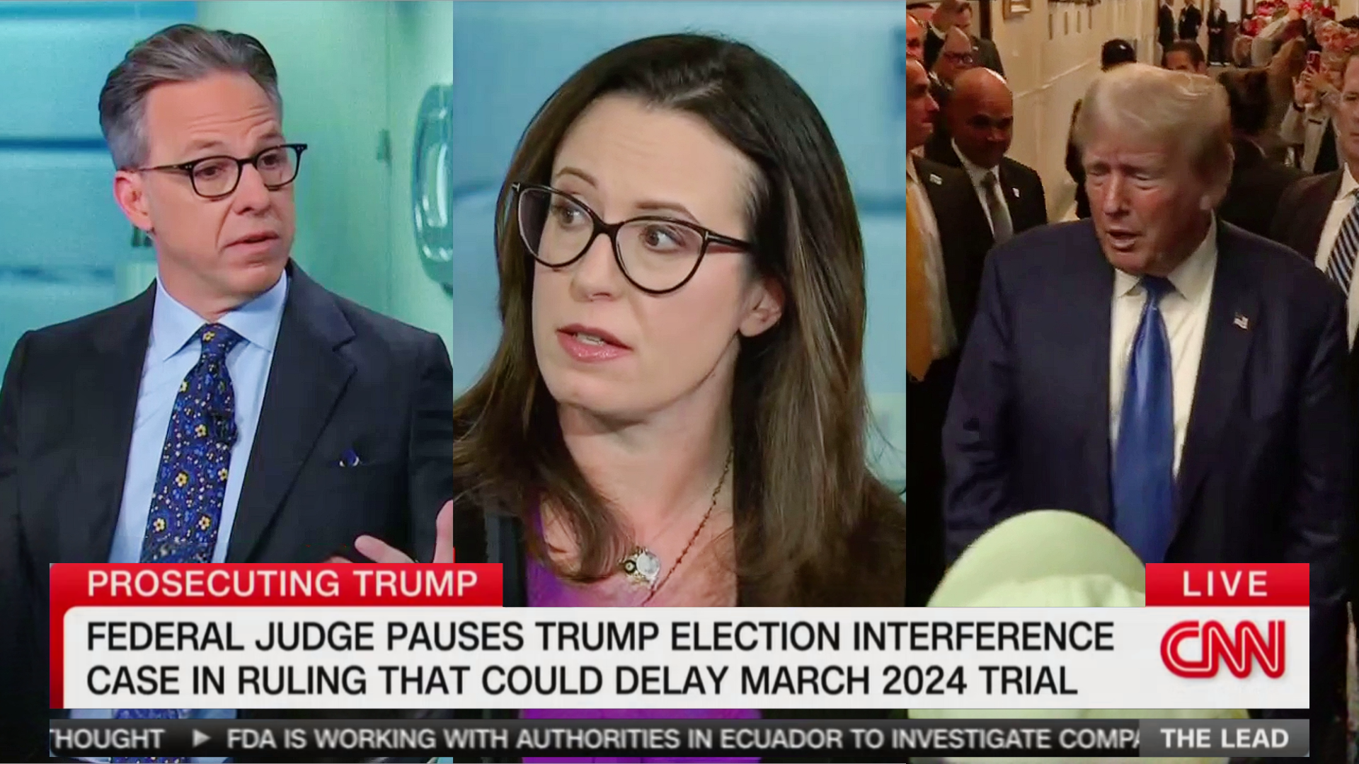 CNN Tapper and Maggie Haberman Roast Trump Basement Campaign