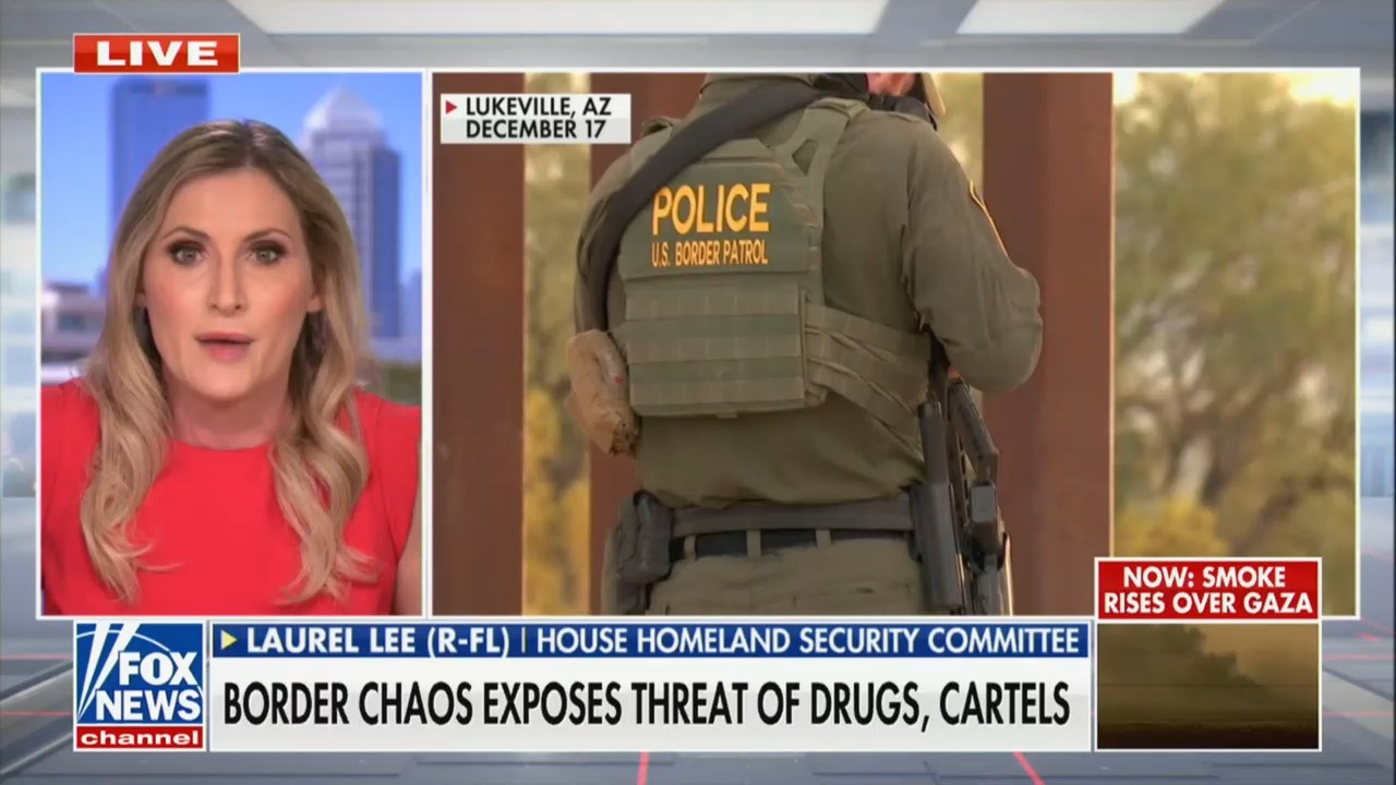 Congresswoman Laurel Lee Angry Police Giving Blankets to Migrants