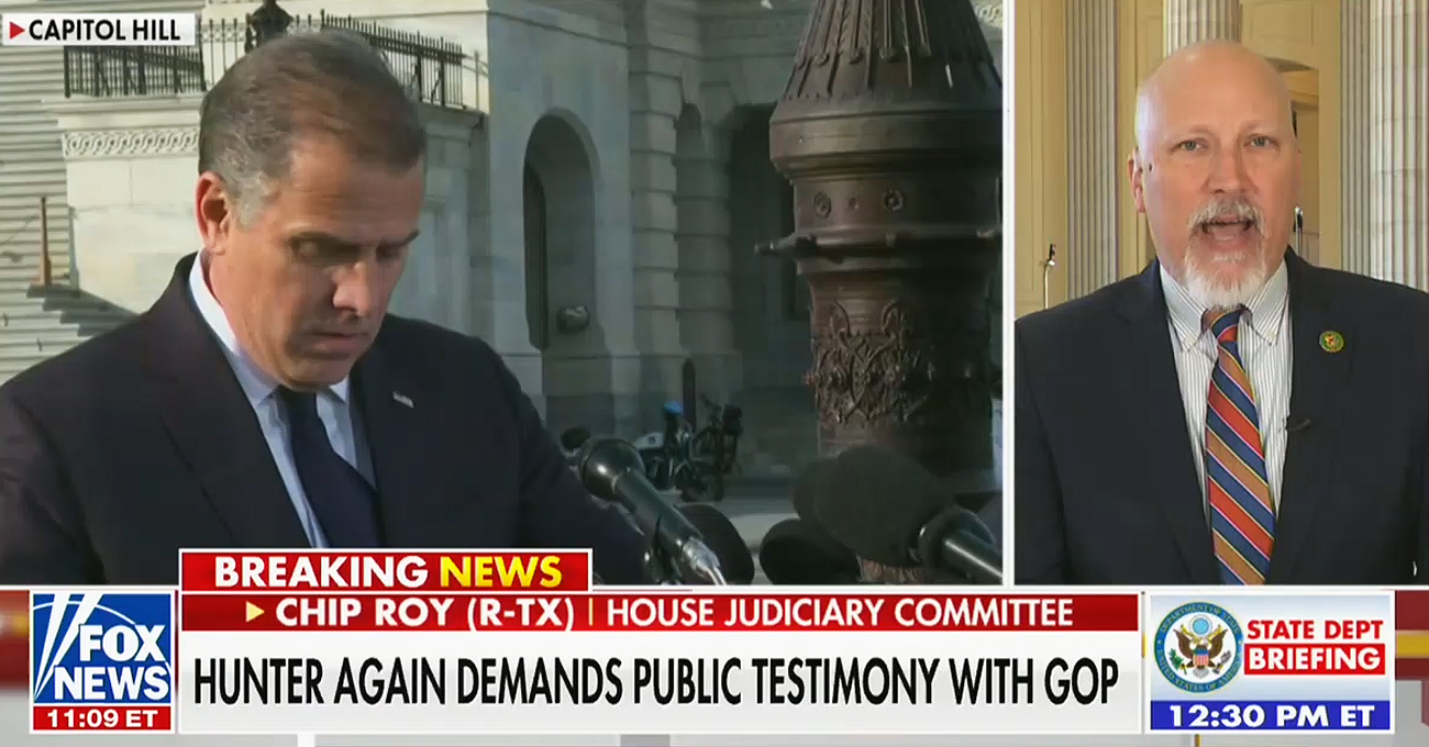 ‘Stupid Decisions And Stupid Statements’: GOP Rep Chip Roy Roasts Hunter Biden After Shock Presser