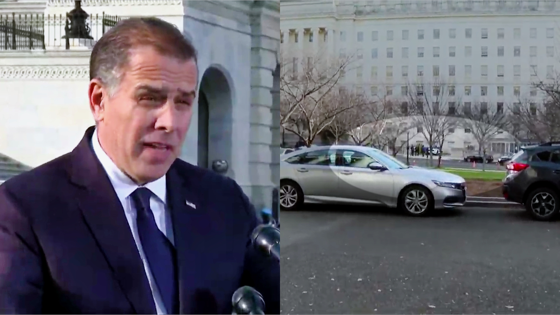 Fox Cam Catches Reporter Wait For Hunter Biden in Wrong Spot