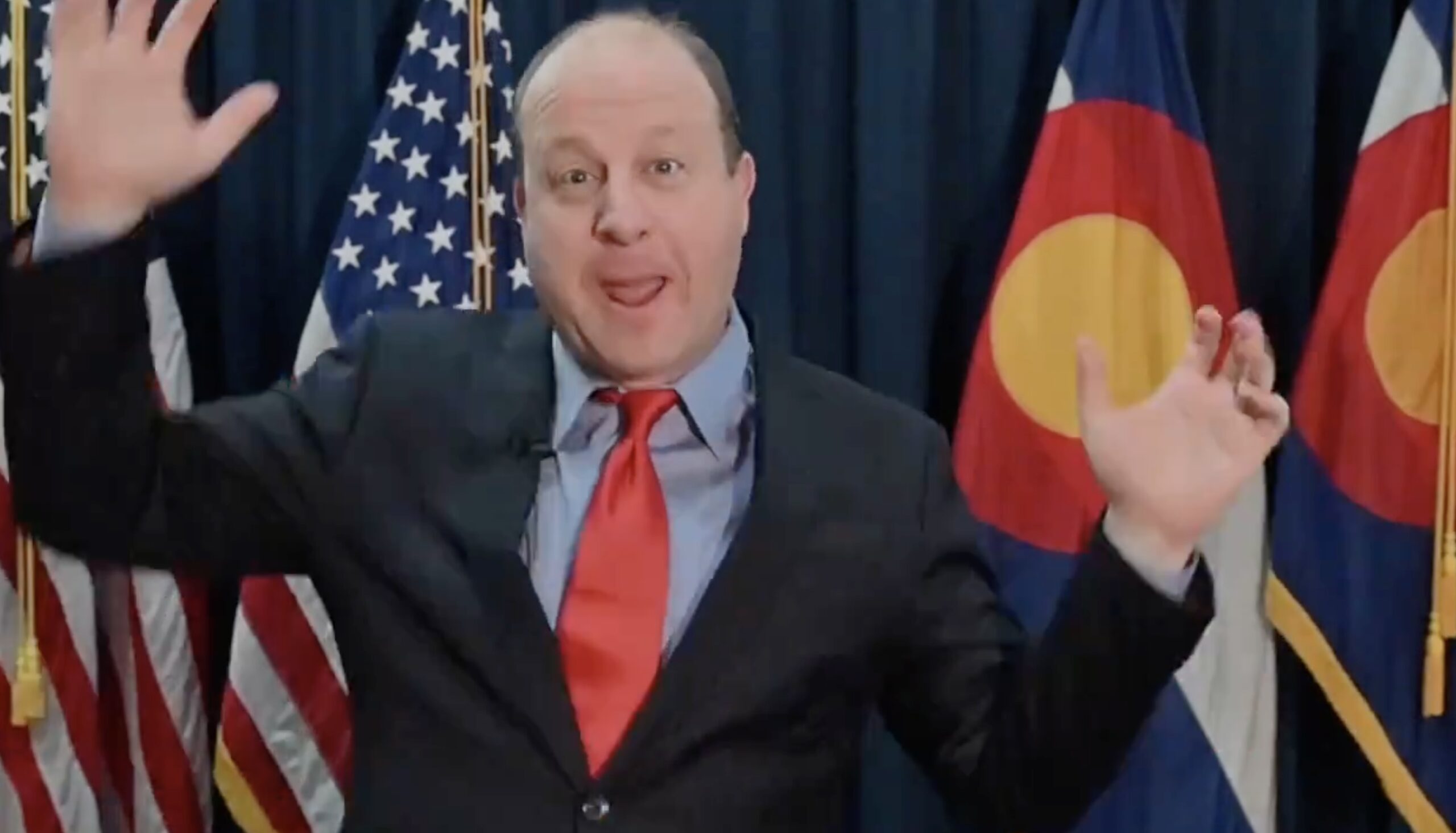 Colorado Governor Gets Roasted for an Cringe Holiday Video
