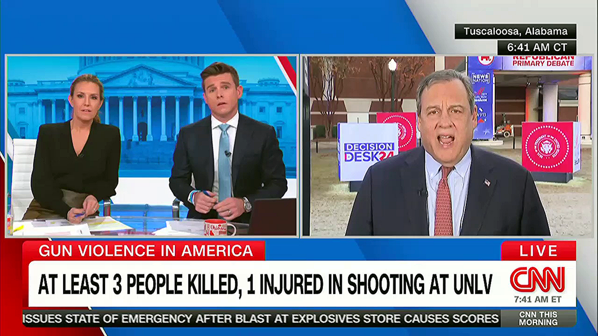 Christie Lashes Out on CNN Over Credit for Attacking Trump