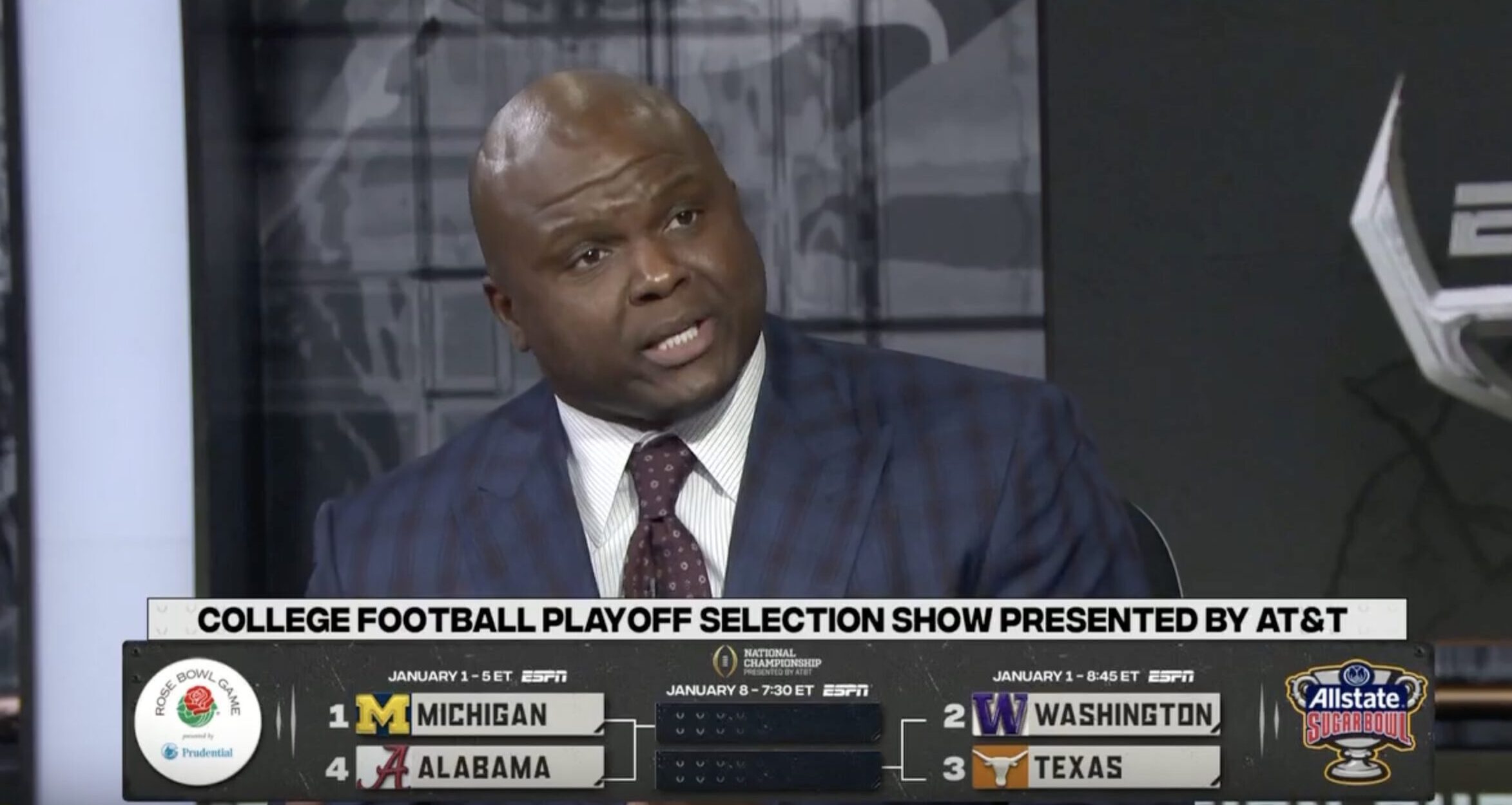ESPN's Booger McFarland Goes Off Over Florida State CFP Snub