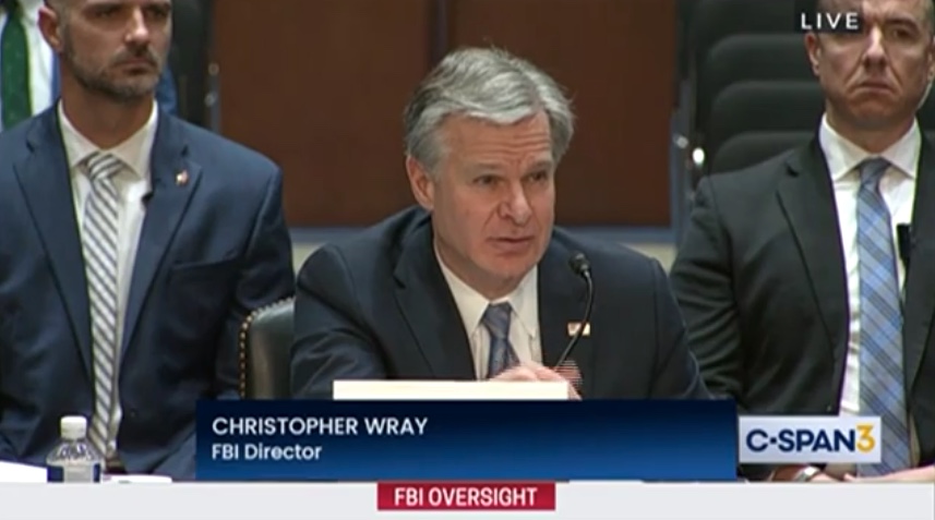 Christopher Wray Calmly Explains Why the FBI Did Not Publicly Comment ...